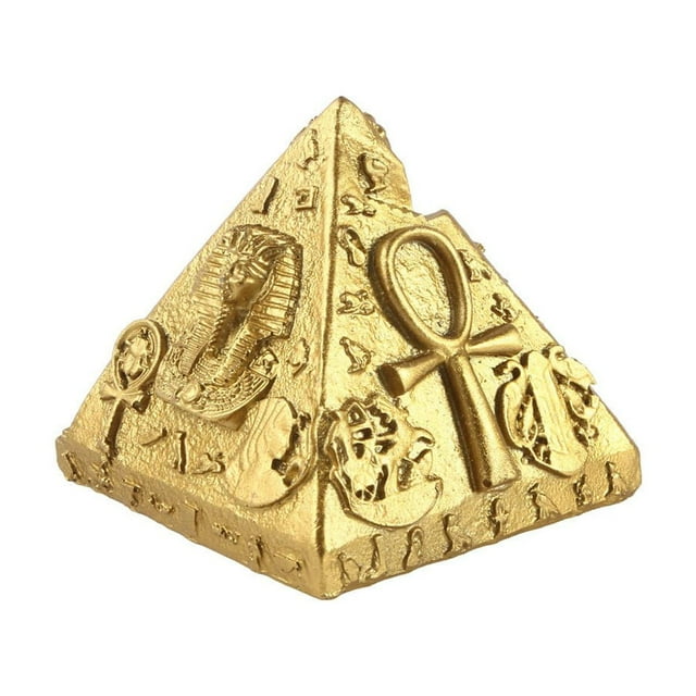 Nrmrqz Miniature Pyramids Resin Crafts for Sand Table Decoration ...
