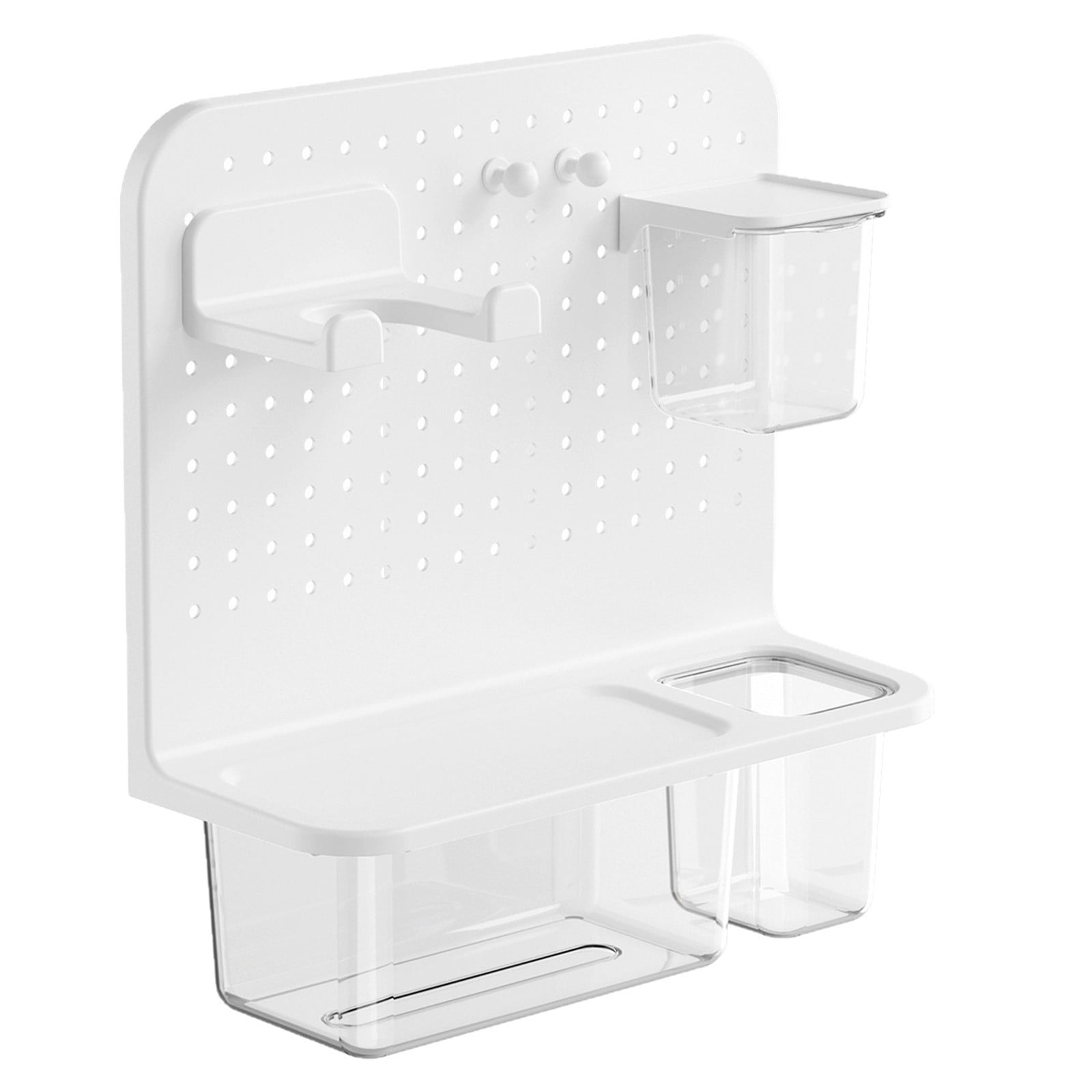 Nrmrqz Modular Shower Storage Rack | No-Drill Wall Mounted Bathroom Organizer | Multi-Purpose ...