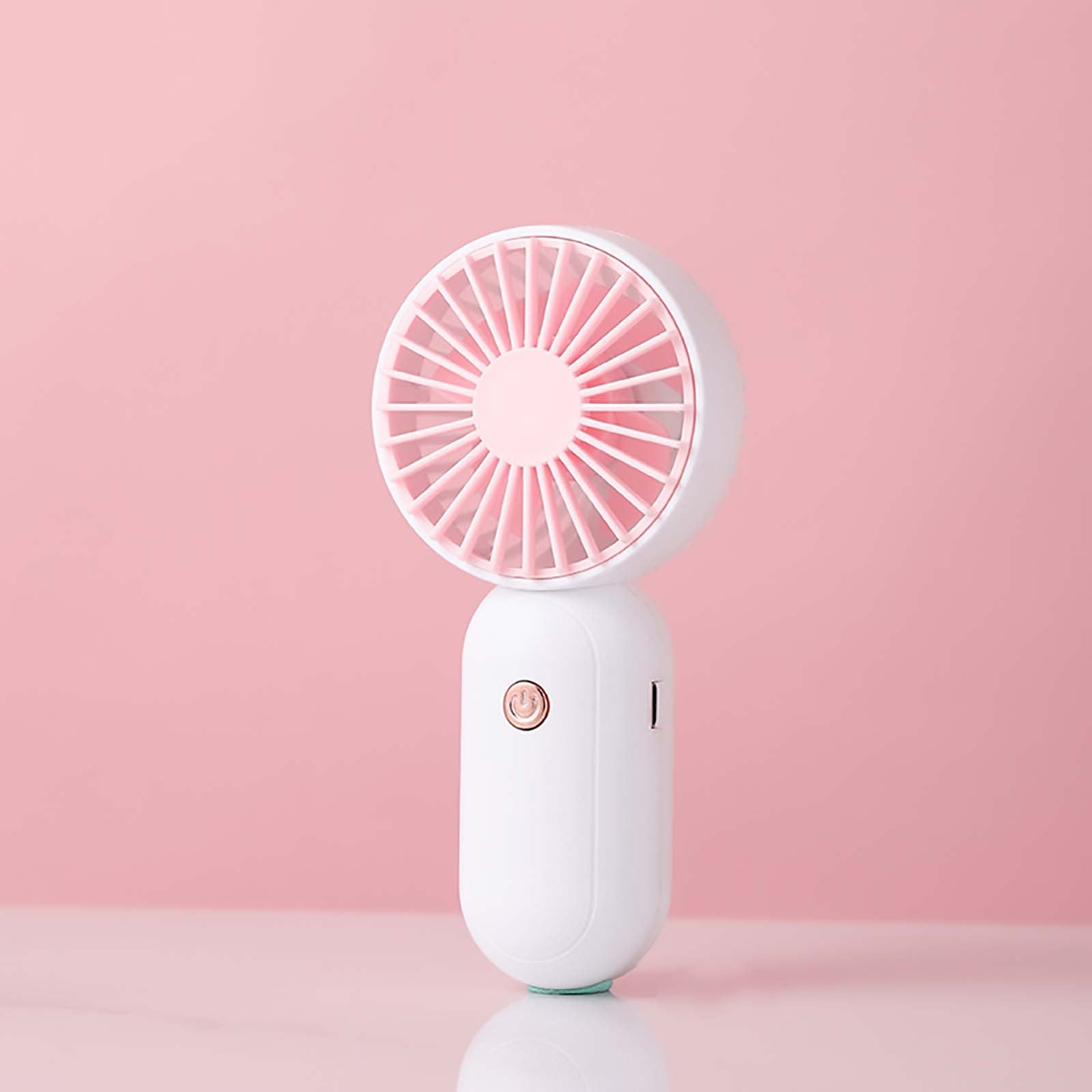 Nrmrqz Plastic Handheld Fan Portable Handheld Fan USB Rechargeable Mini ...