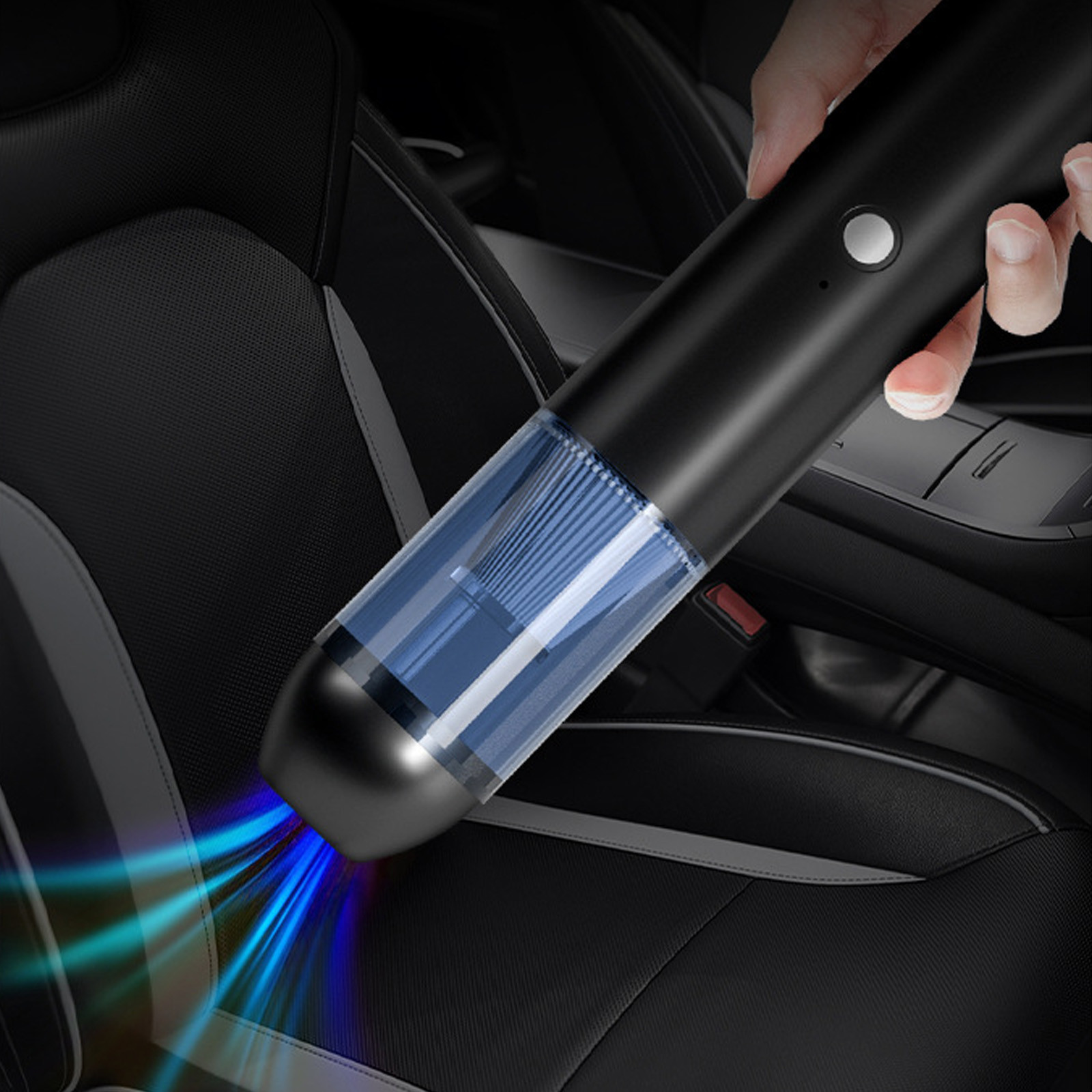 Nrmrqz Portable Car Vacuum Cleaner | 12V Handheld Vacuum with Brush ...
