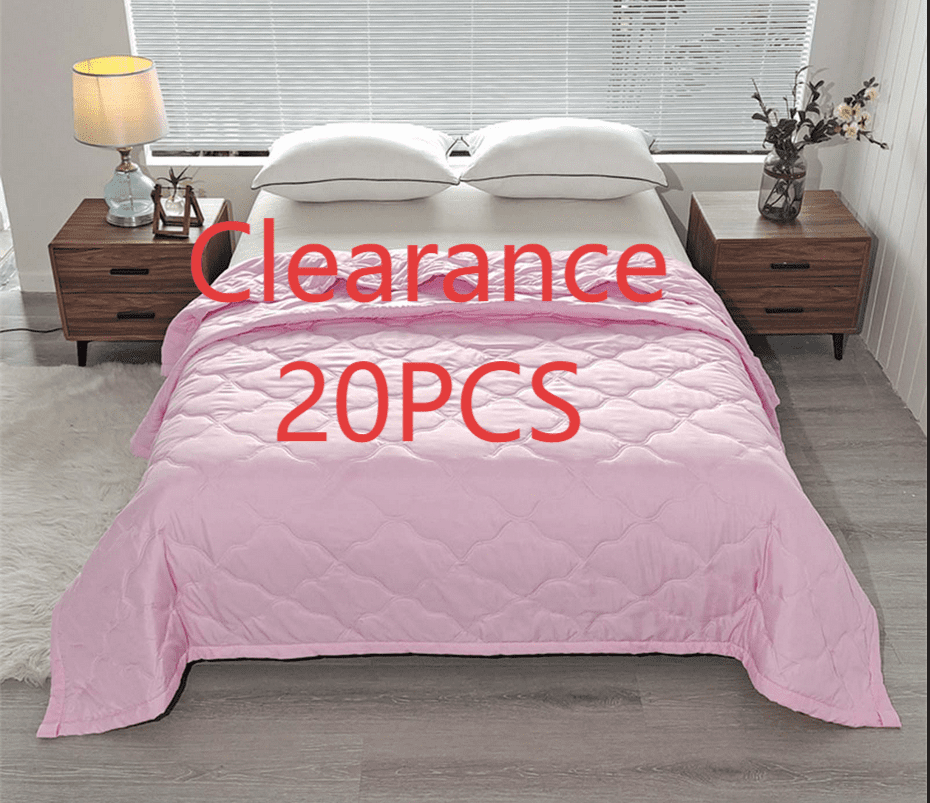 Nrmrqz 20PCS Quilts Queen Size Soft Bed Summer Quilt Lightweight ...