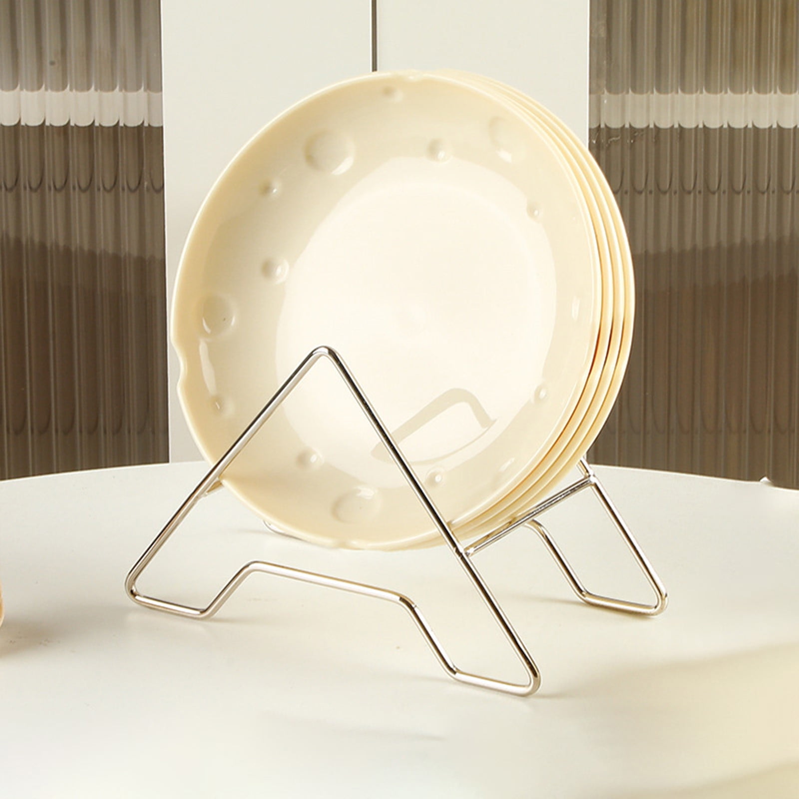 Nrmrqz Snackle Box 4-Pack Cheese-Shaped Snack Plates - Decorative Resin ...