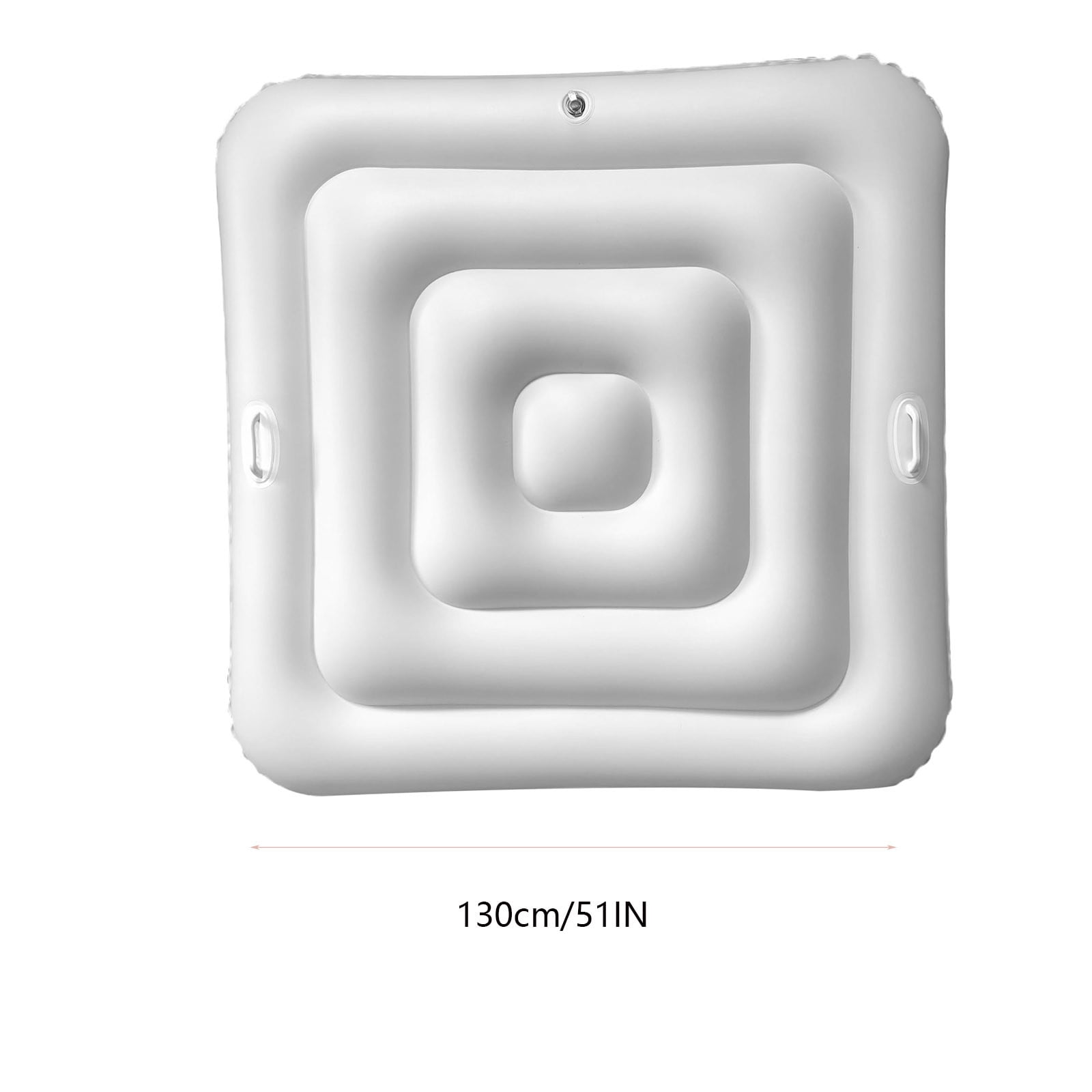 Nrmrqz Square Inflatable Hot Tub Cover | PVC Spa Cover with Handle ...