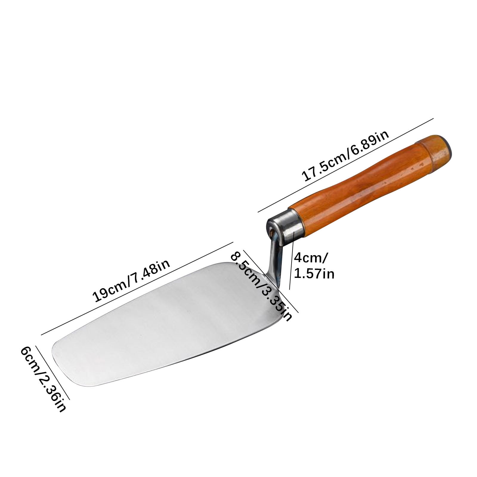 Nrmrqz Stainless Steel Plaster Finishing Trowel | Concrete & Cement ...