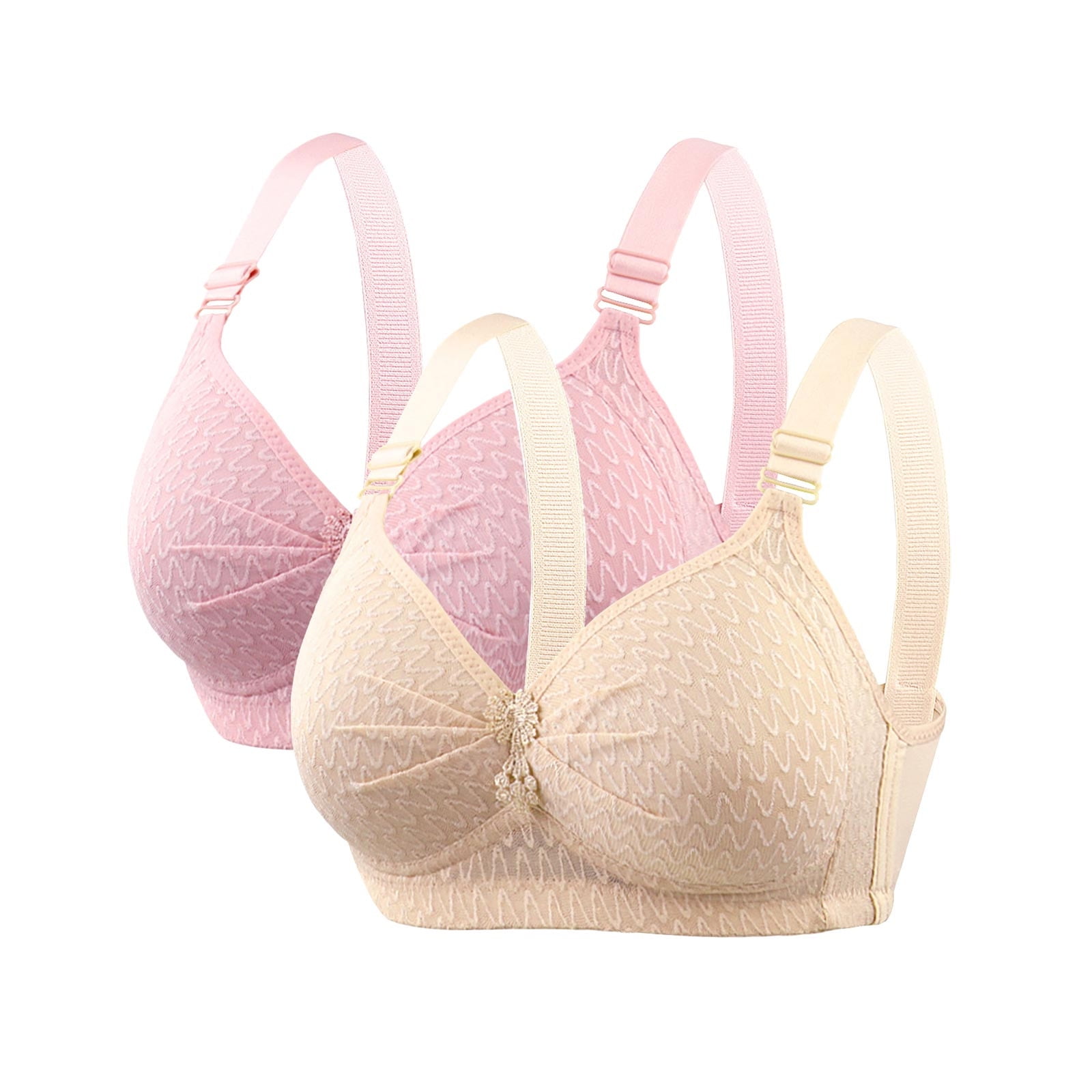 Lisbinx Plus Size Support Bras for Women Middle Aged And Elderly Bras ...