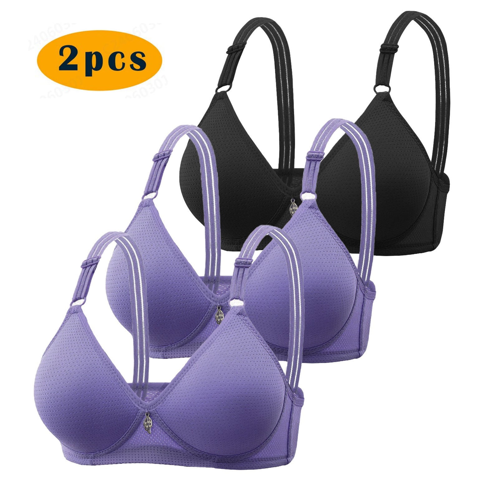 Lisbinx Bras for Women Full Coverage Women's And Women's Steel Ring ...