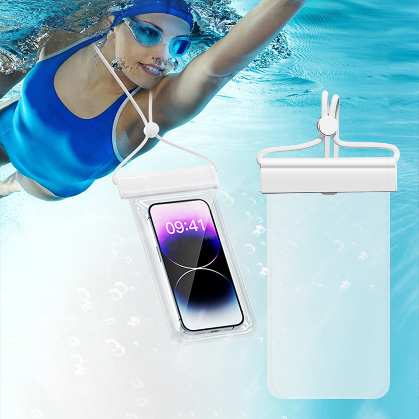 Nrmrqz Surety Lock Waterproof Bag - Floating Case with Carabiner for ...