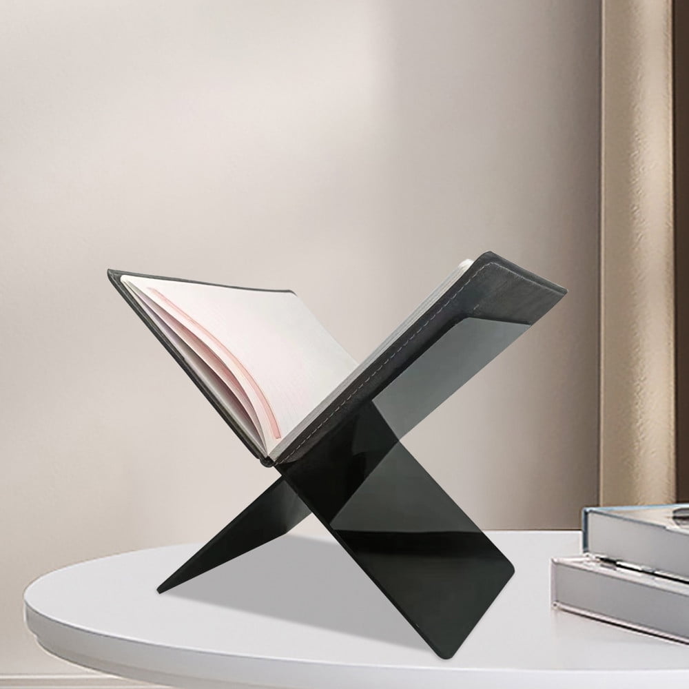Nrmrqz Transparent Acrylic Book Holder Set | Adjustable Reading Stand ...