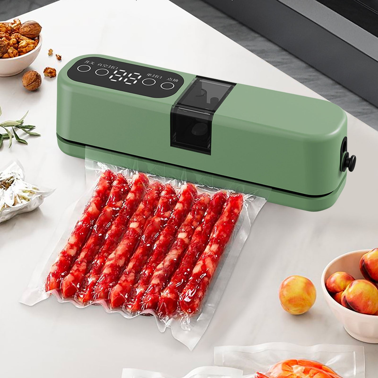 Nrmrqz Vacuum Sealer Mini Rechargeable Food Sealer Machine - Compact ...