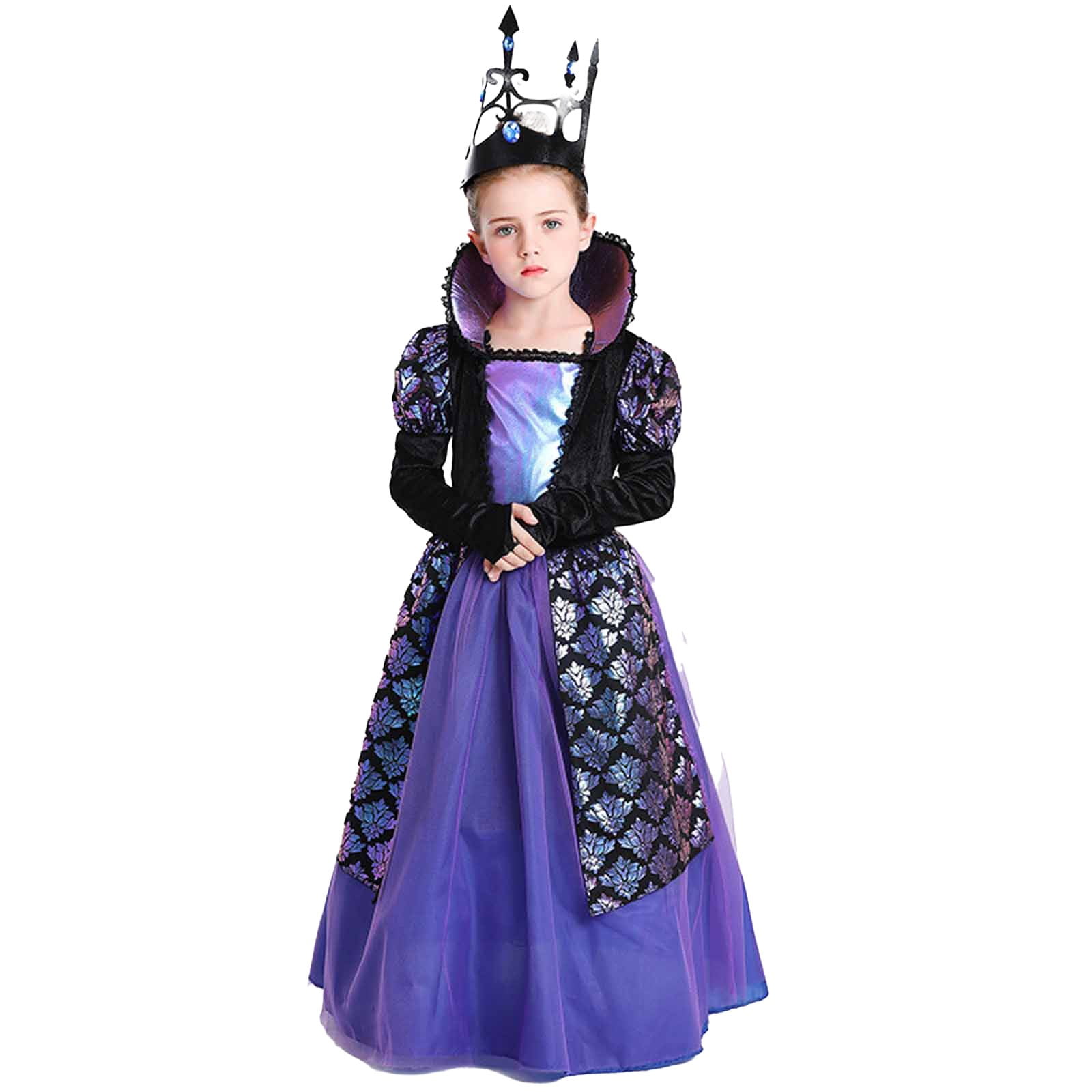 Nrmvnmi Baby Girls Princess Dress Long Sleeve Color Blocking ...