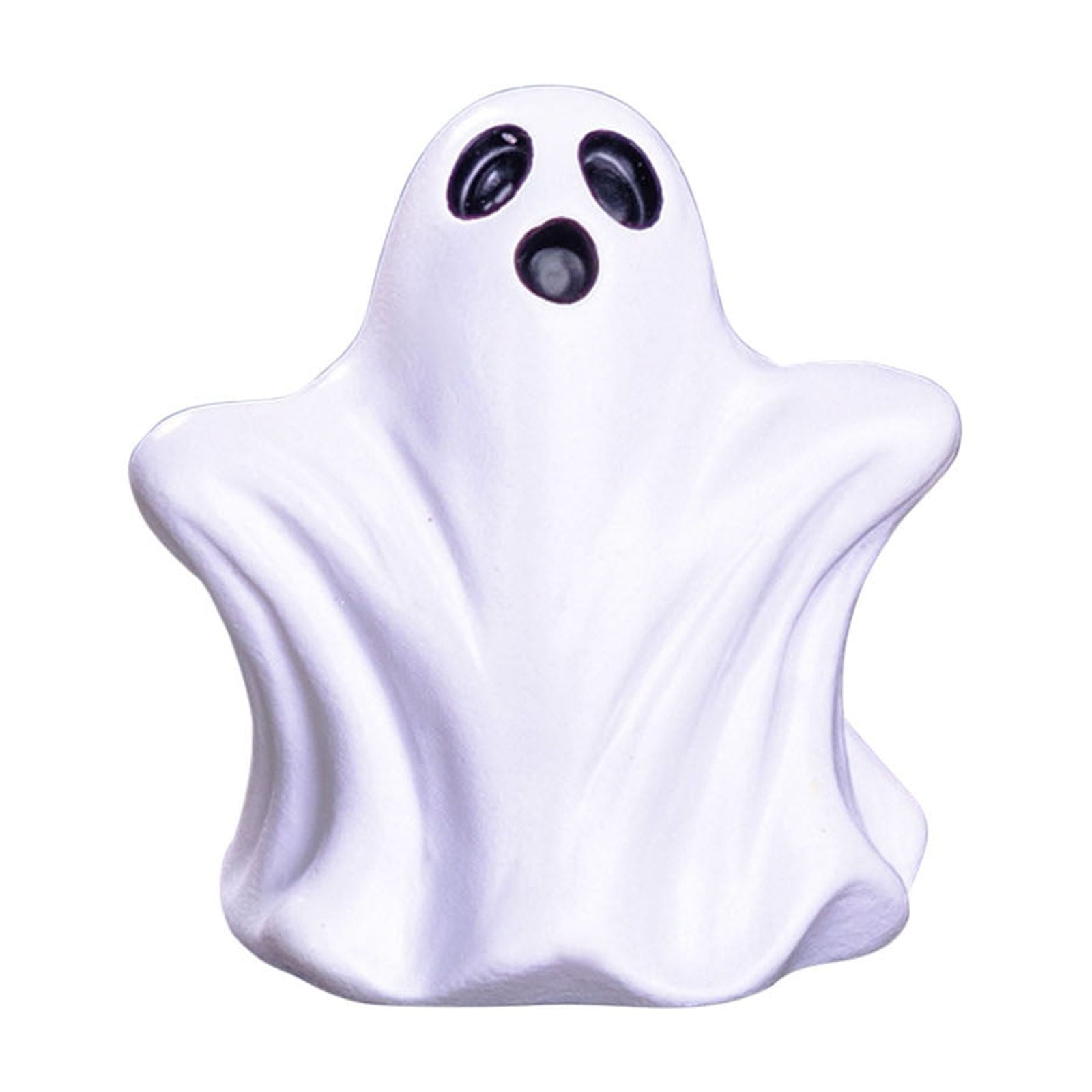Nrmvnmi Ceramic Ghosts Small Scary Ghost Figurines Halloween Ghost ...