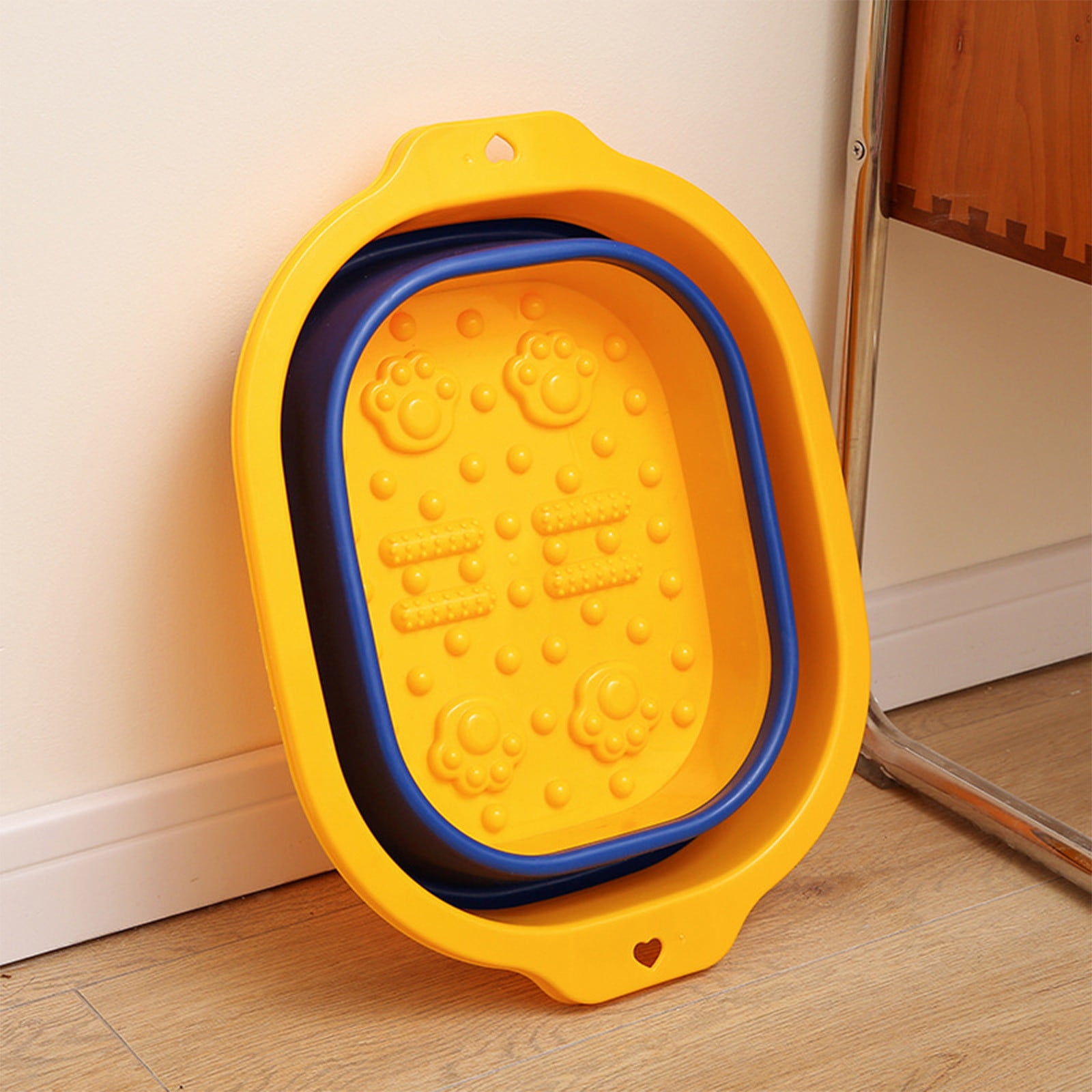 Nrmvnmi Foot Bath Collapsible Foot Soak Tub,Collapsible Foot Bath Basin ...