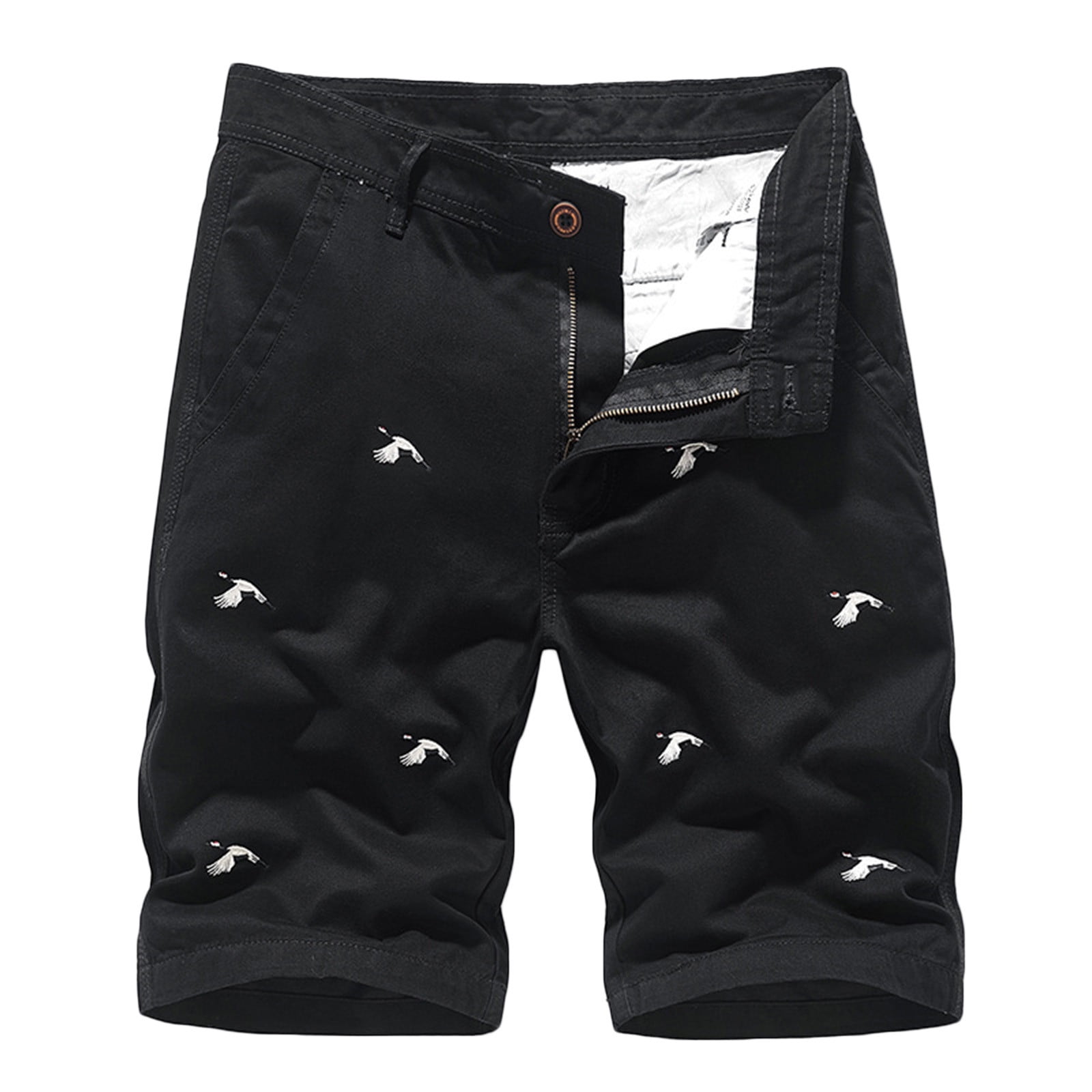 Nrmvnmi Men's Plus Size Cargo Shorts Multi-Pockets Relaxed Summer Beach ...