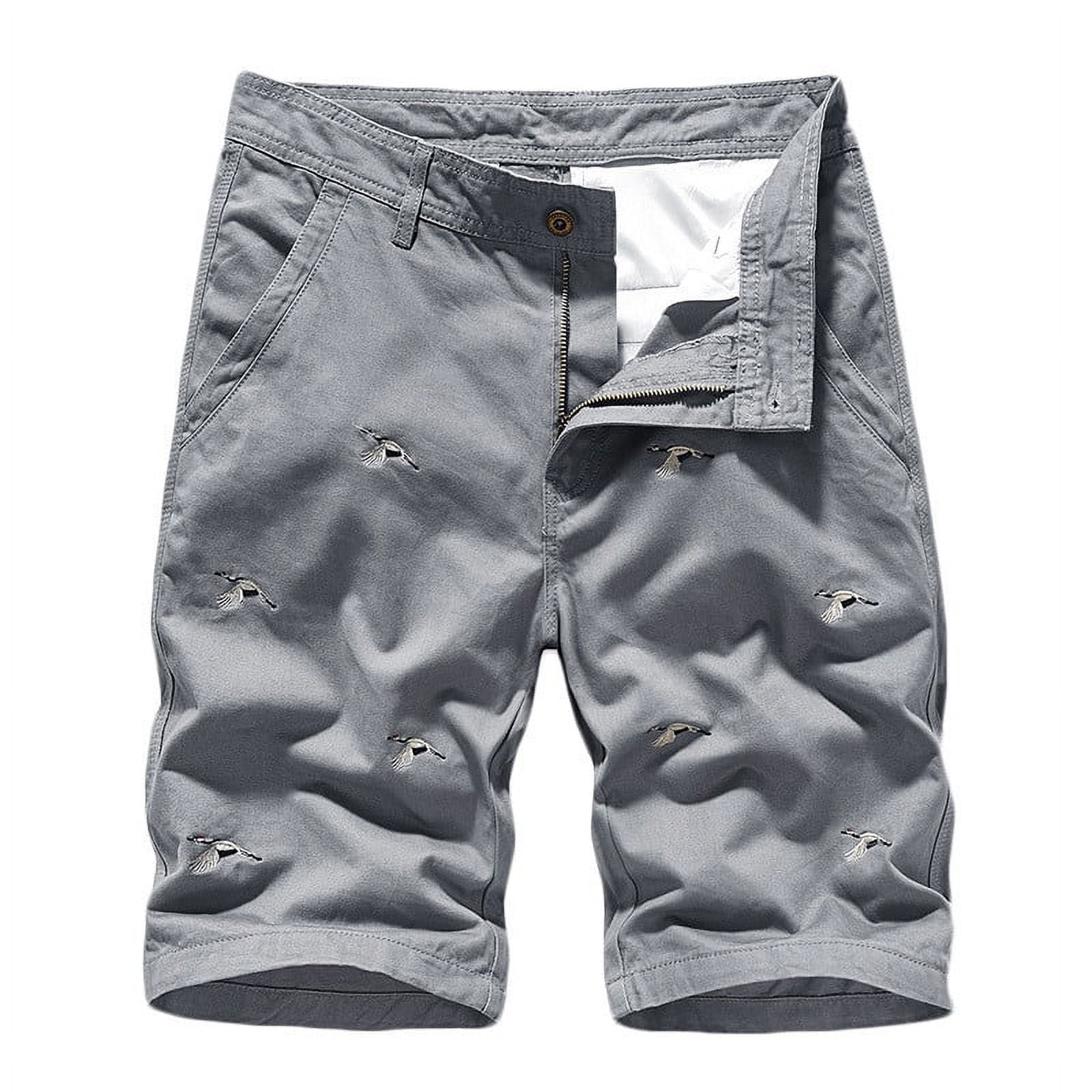 Nrmvnmi Men's Plus Size Cargo Shorts Multi-Pockets Relaxed Summer Beach ...