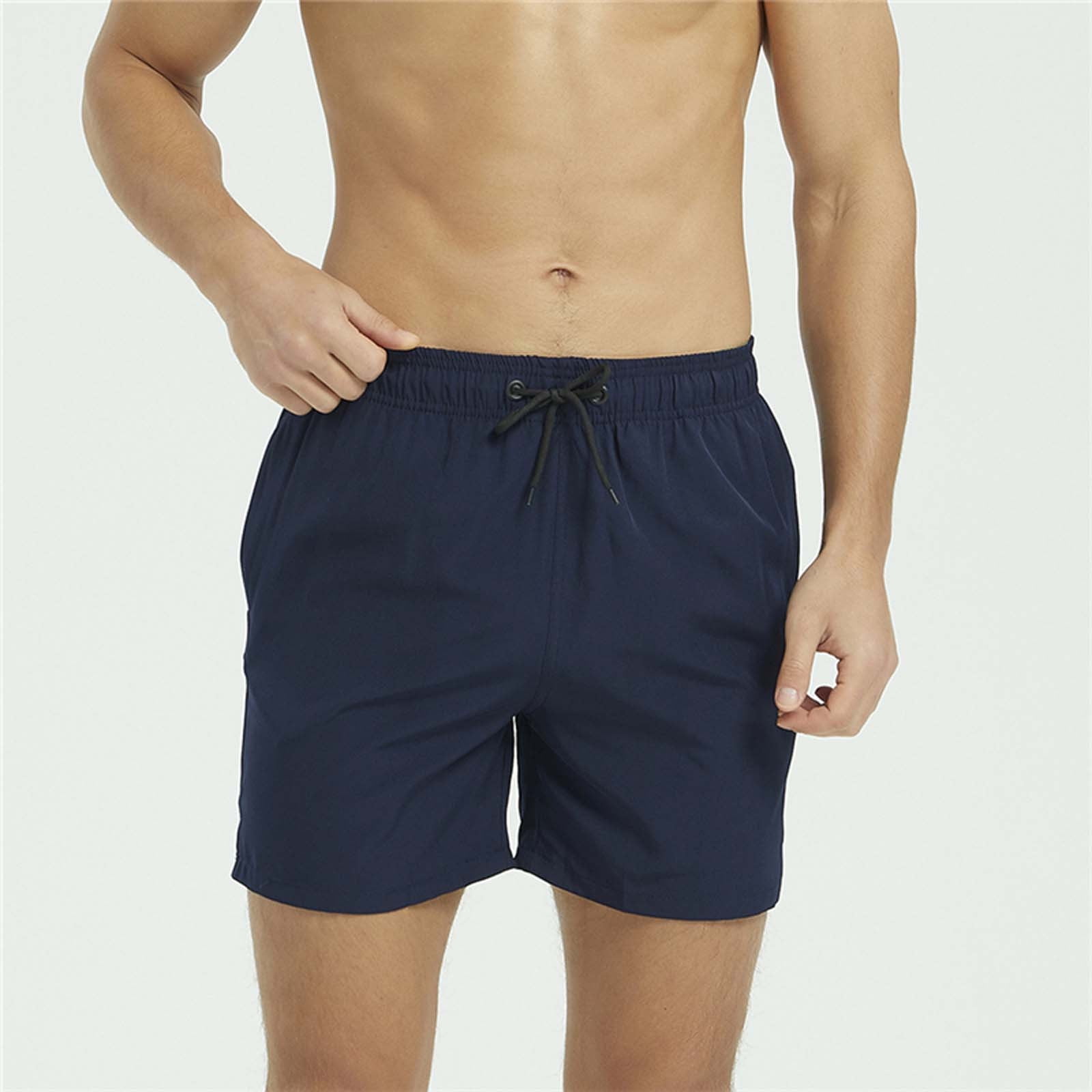 Nrmvnmi Men's Pocket Beach Pants Sports Running Shorts Gym Workout ...