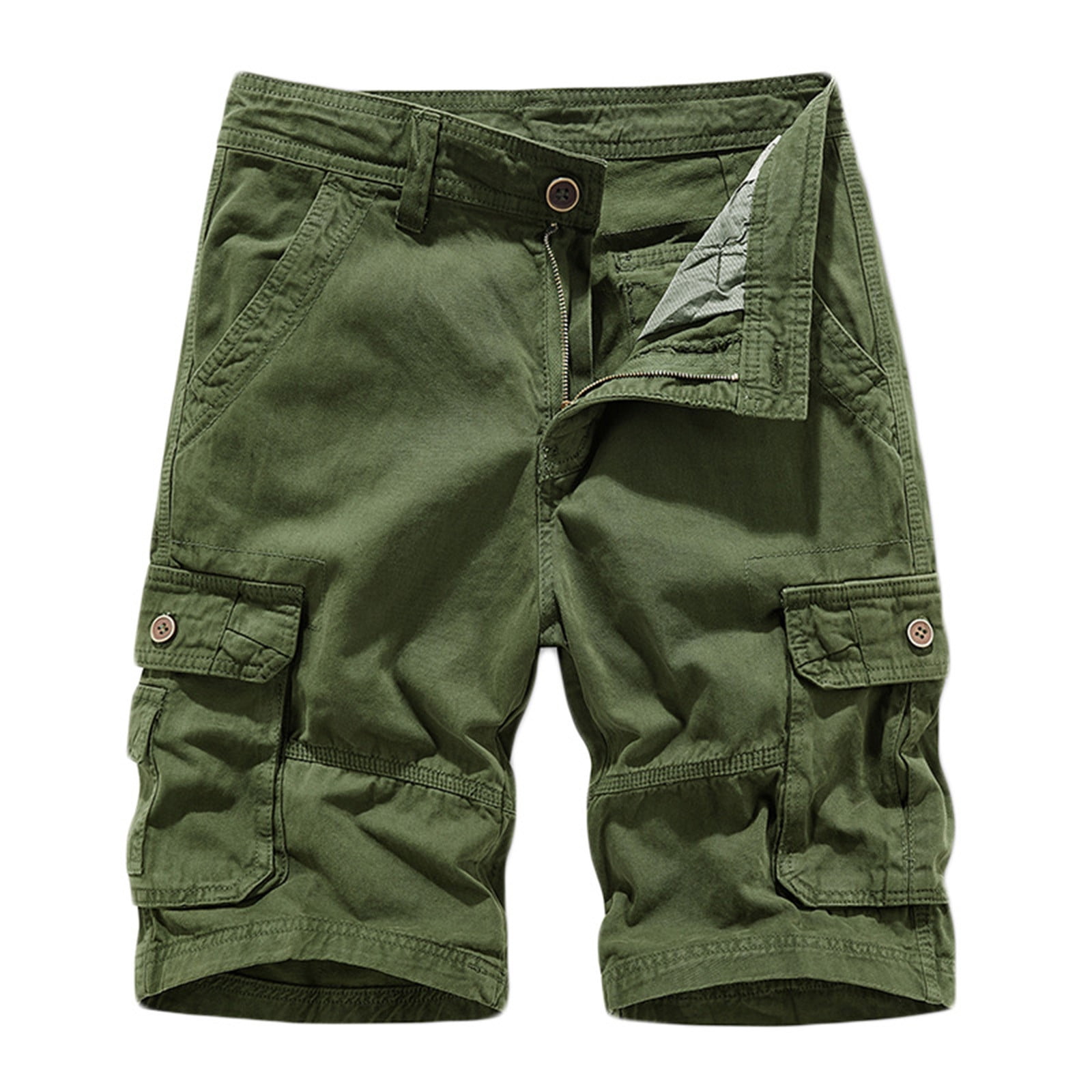 Nrmvnmi Men's Size Sports And Leisure Multi-Pockets Relaxed Summer ...