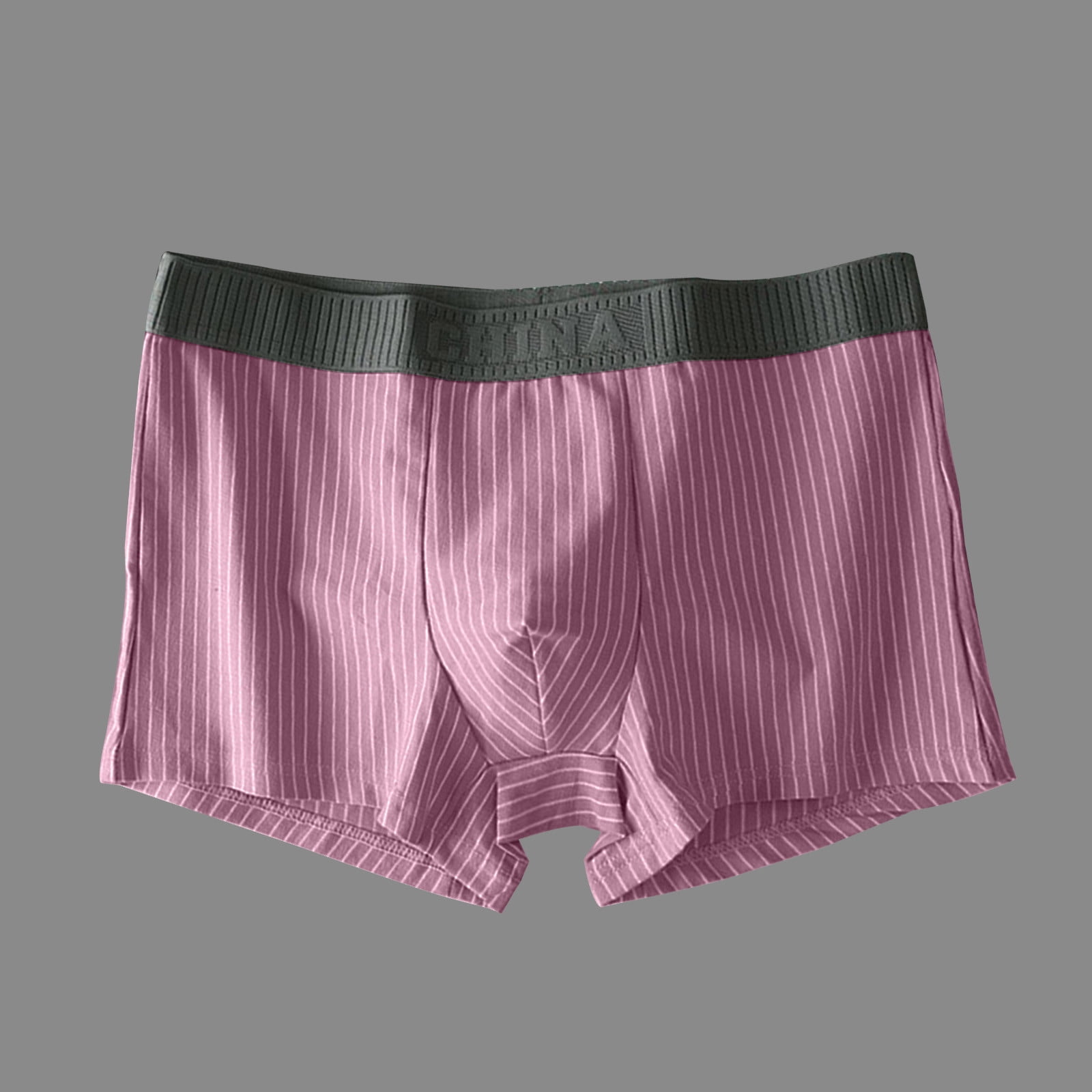 Nrmvnmi Men's Underwear Casual Plain Color Boxers Briefs, Breathable ...