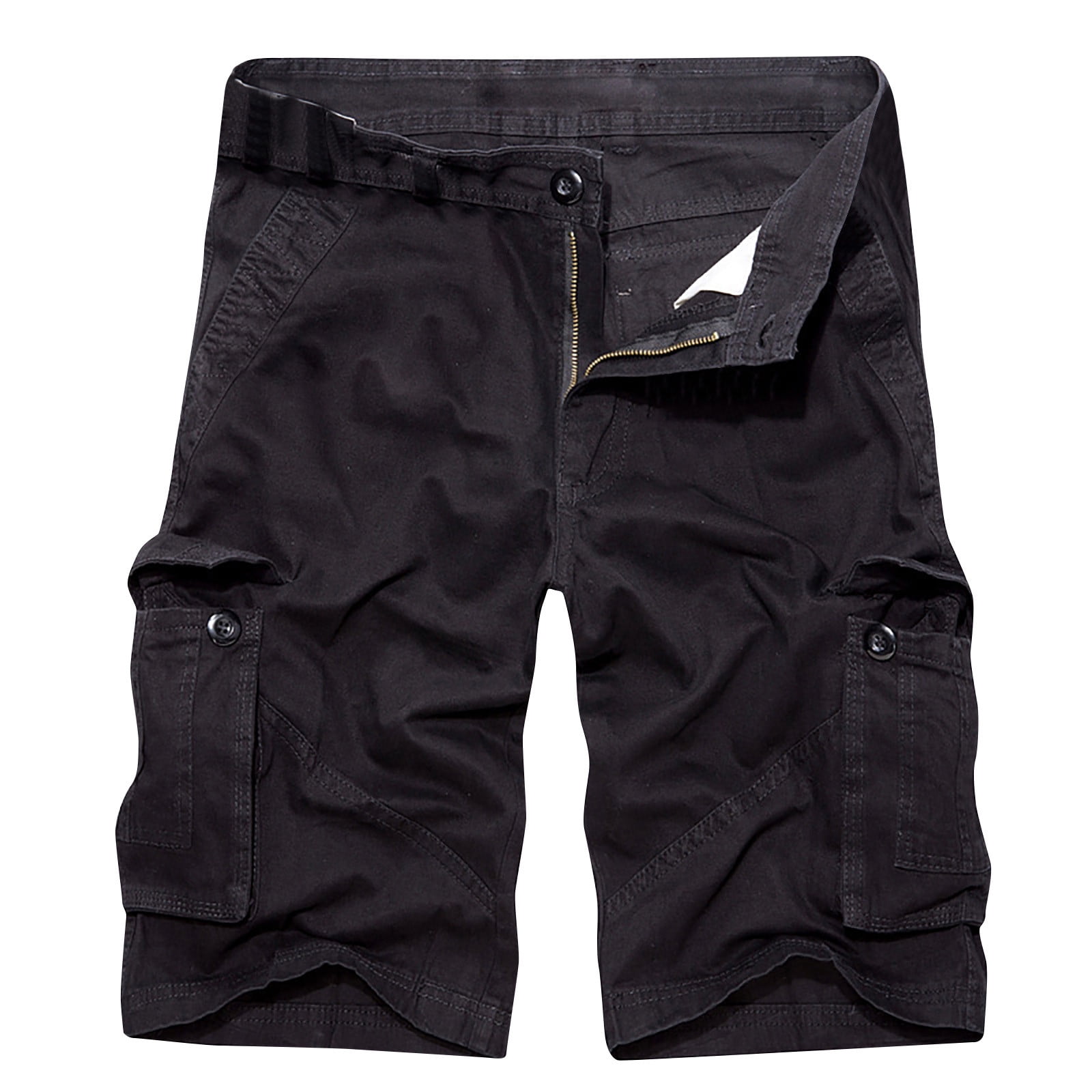 Nrmvnmi Mens Cargo Shorts Twill Cotton Multi Pocket Relaxed Fit Cargo ...