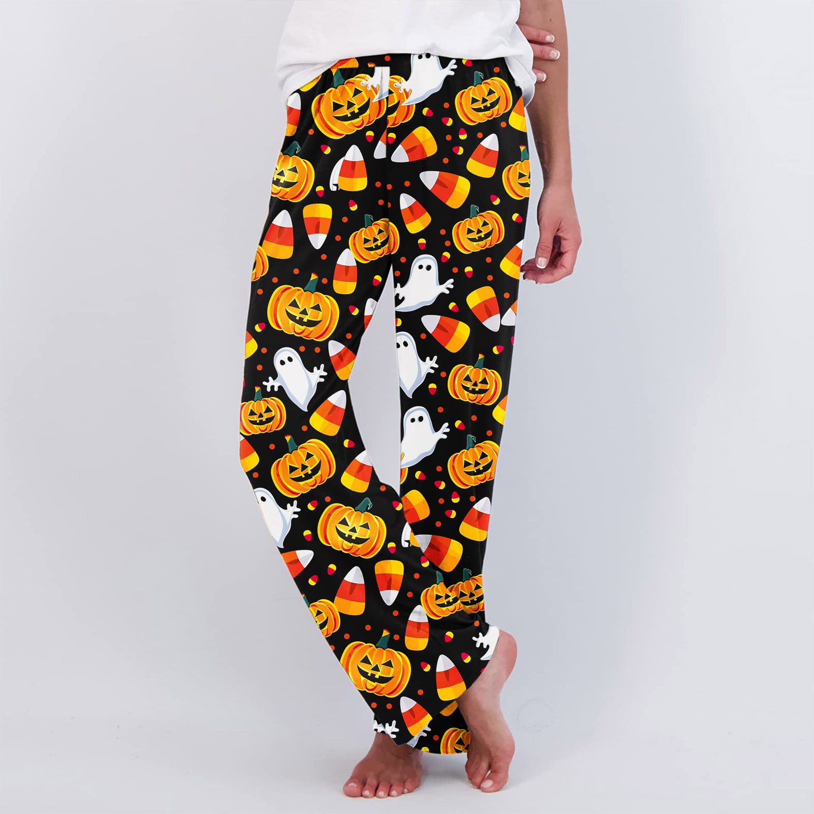 Nrmvnmi Pajama Pants For Men Women Cute Graphic Prints Lounge Pants ...