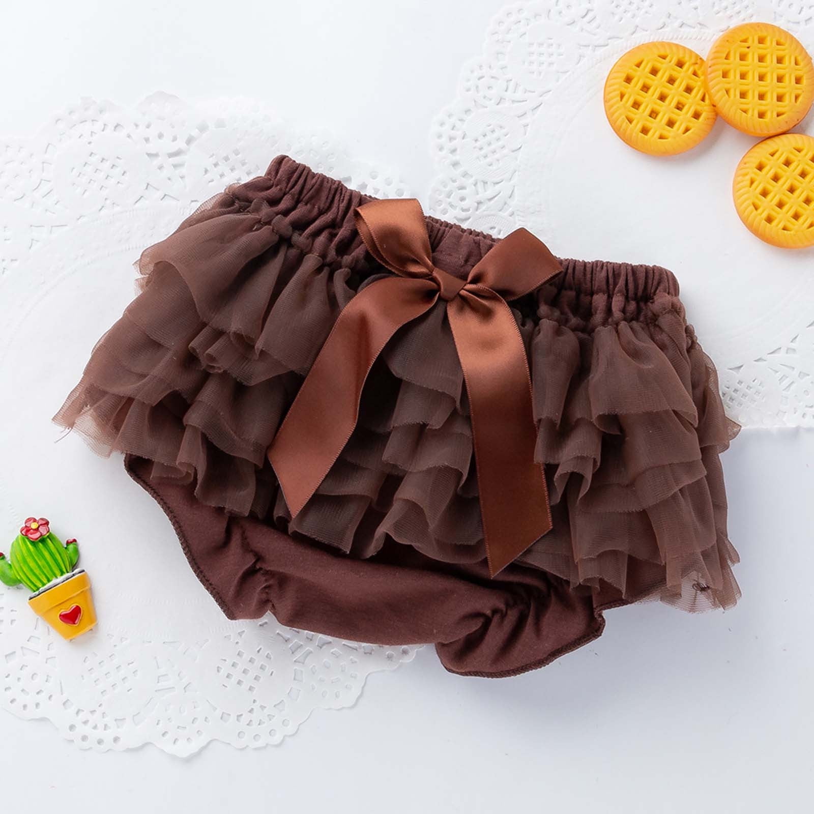 Nrmvnmi Ruffle Diaper Cover For Baby Girls Boys Ruffled Tiered Bloomers ...