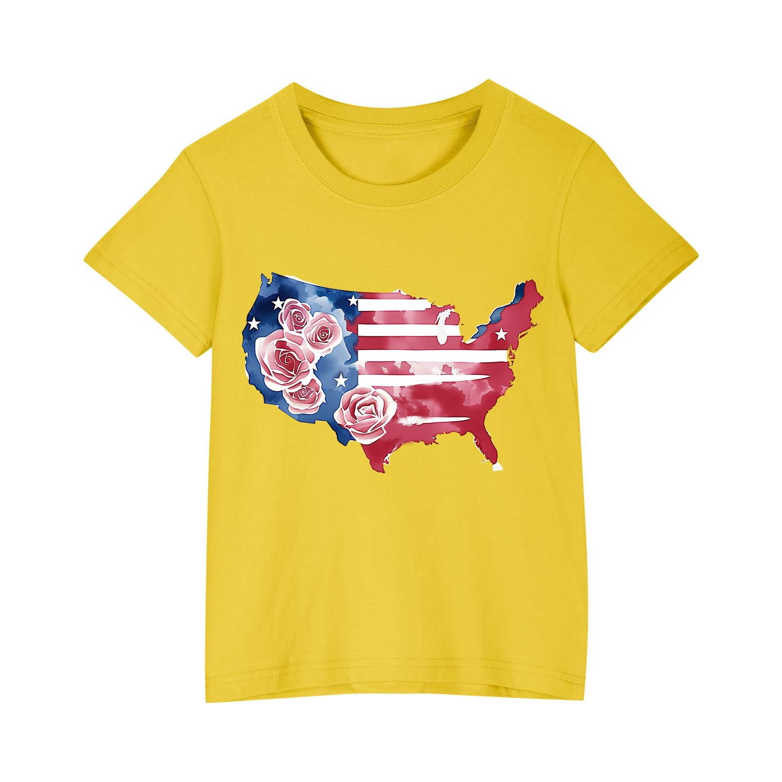 Nrmvnmi Summer Saving 2024 Girls And Boys Shirts Grahic Print Kids ...