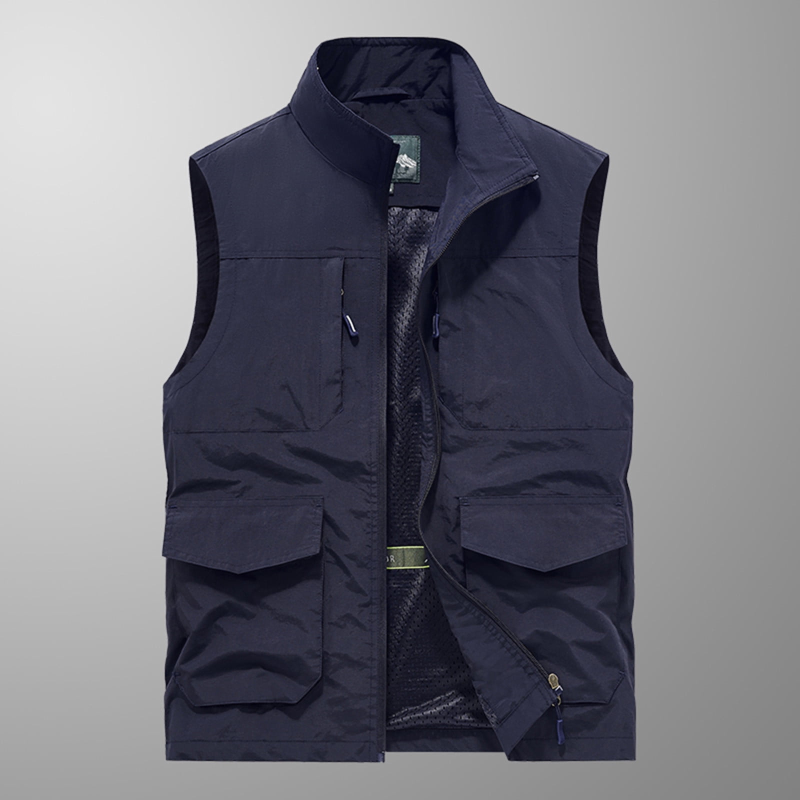 Nrmvnmi Summer Saving 2024 Mens Hiking Fishing Tank Vest Sleeveless ...