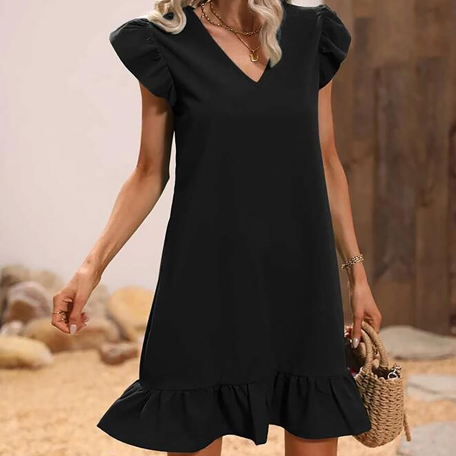 Nrmvnmi Summer Saving 2024 Sundresses for Women 2024 Sleeveless Cute ...