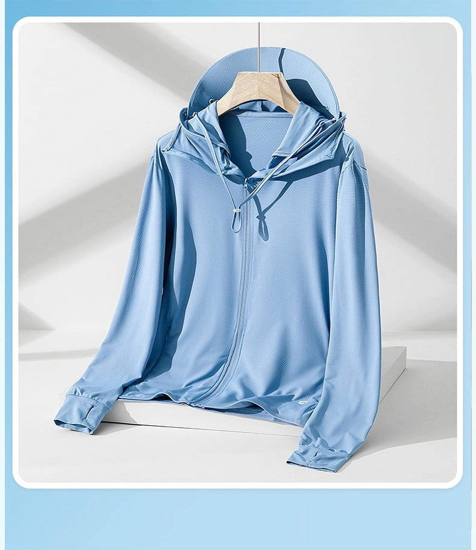 Nrmvnmi Summer Saving 2024 Women's UPF 50+ Sun Protection Hoodie Jacket ...