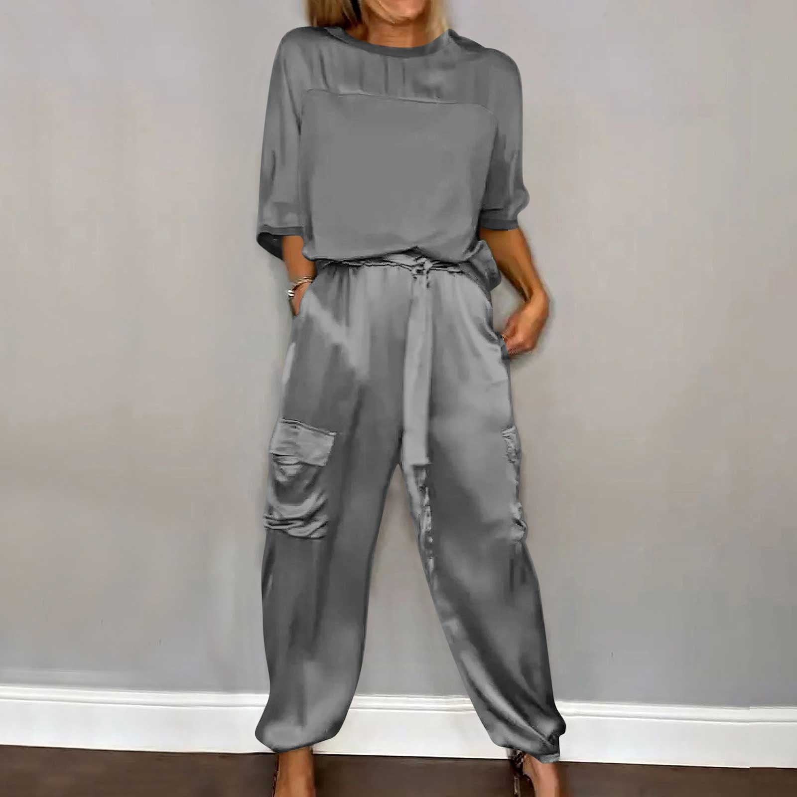 Nrmvnmi Summer Saving 2024 Womens Two Piece Sets Lounge 2 Piece Outfits ...