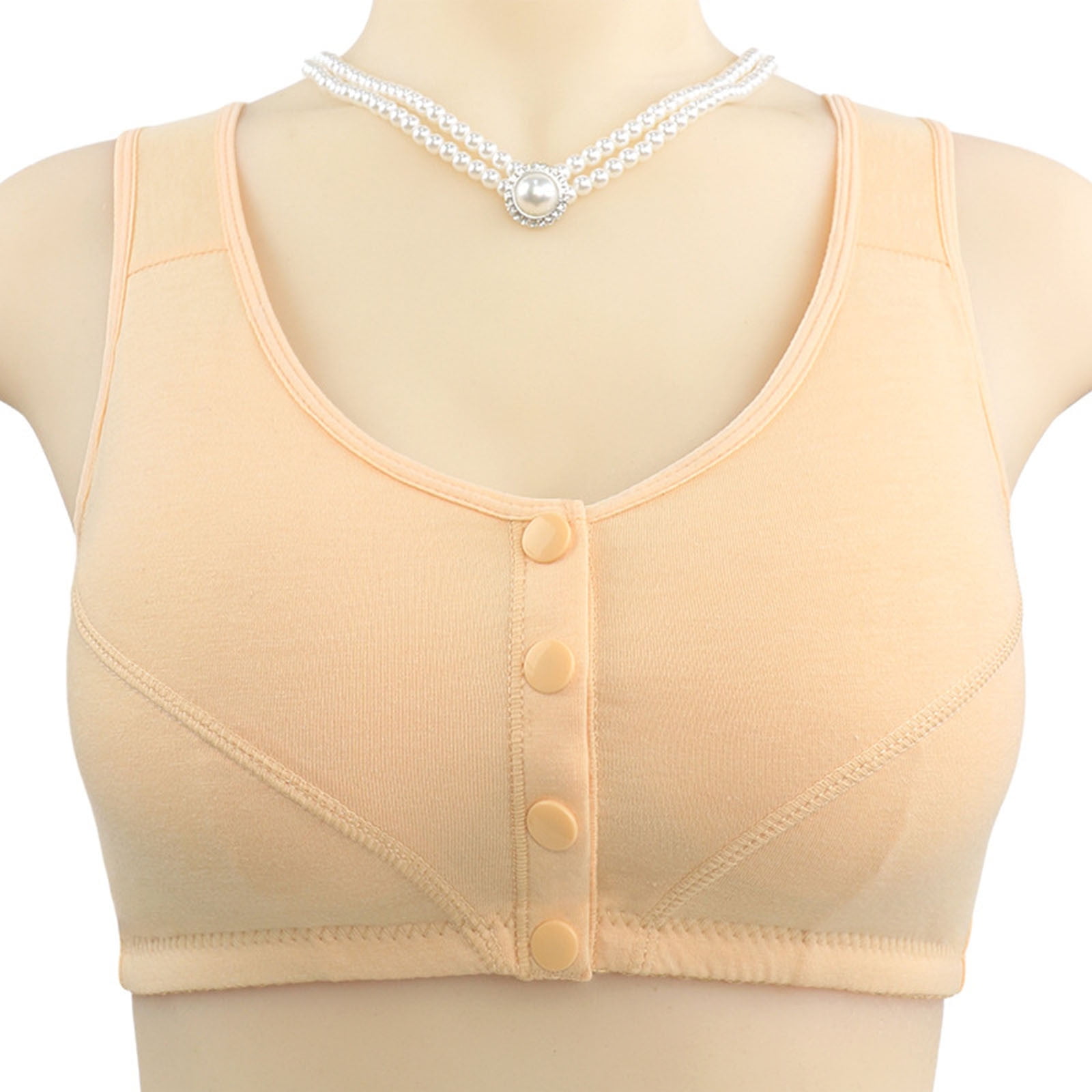 Nrmvnmi Summer Saving Bras for Older Women,Solid Color Bras,2024 New ...