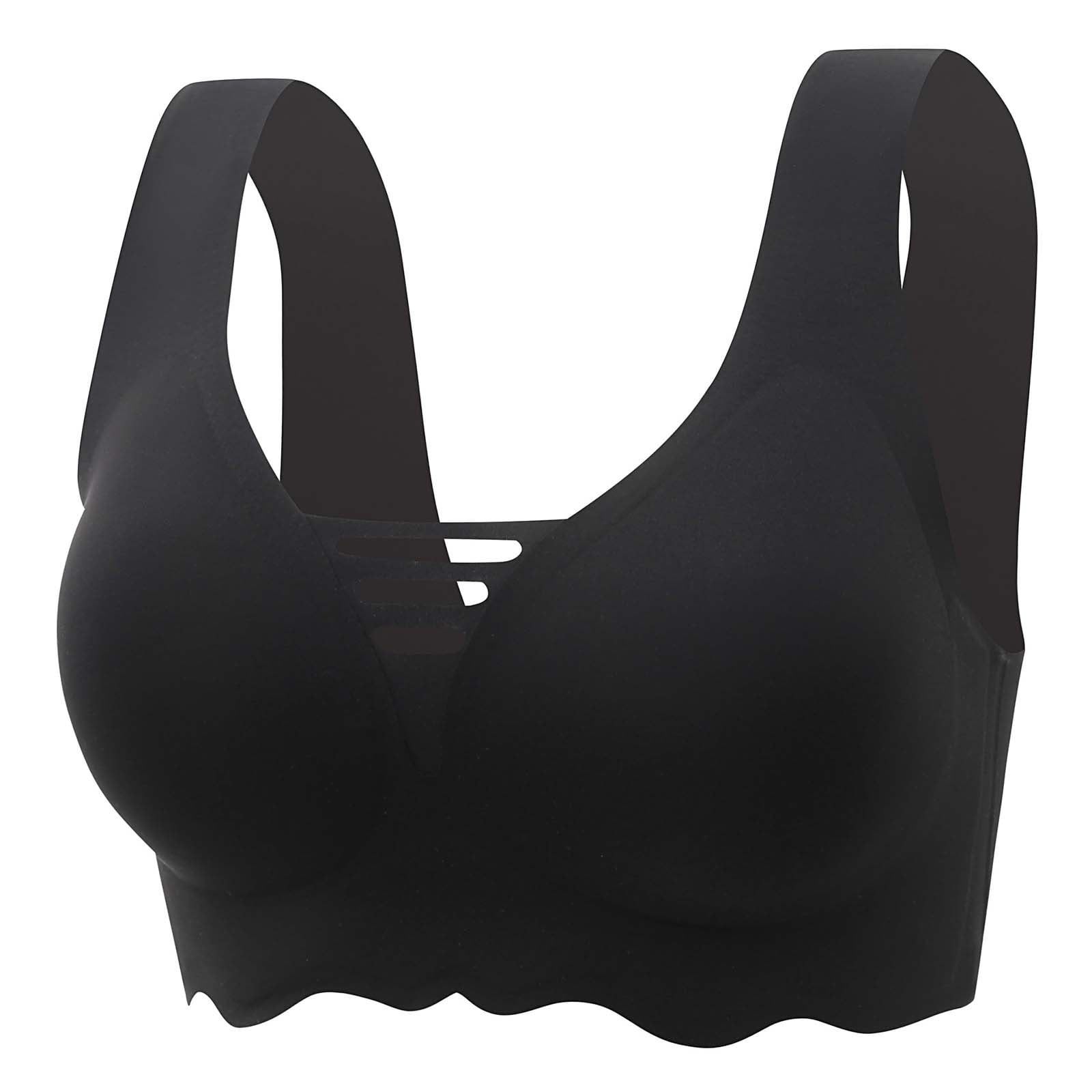 Nrmvnmi Summer Saving Women's Plus Size Wireless Seamless Vest Bras ...