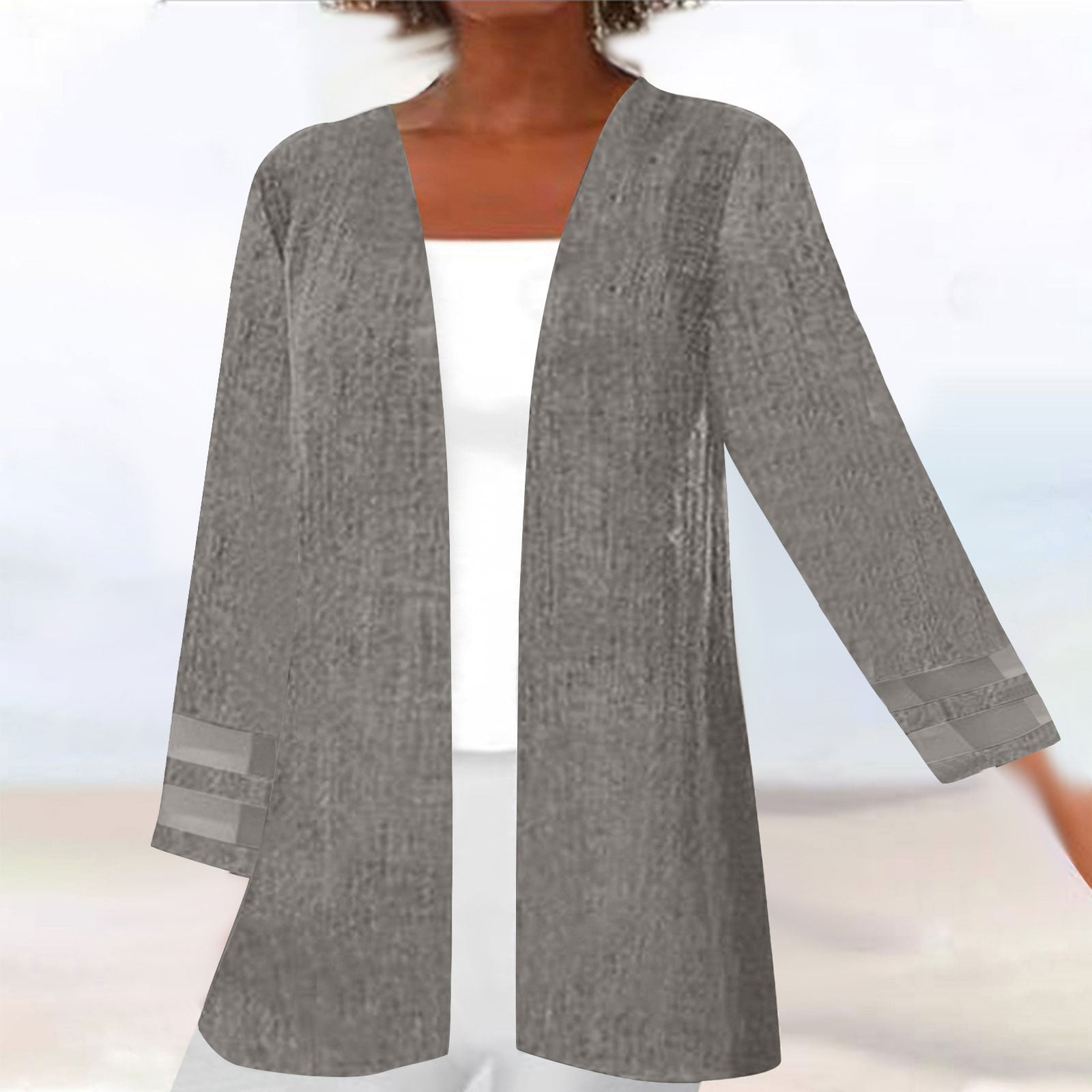 Nrmvnmi Womens Cardigans Lightweight Summer 2024 Trendy Solid Beach ...