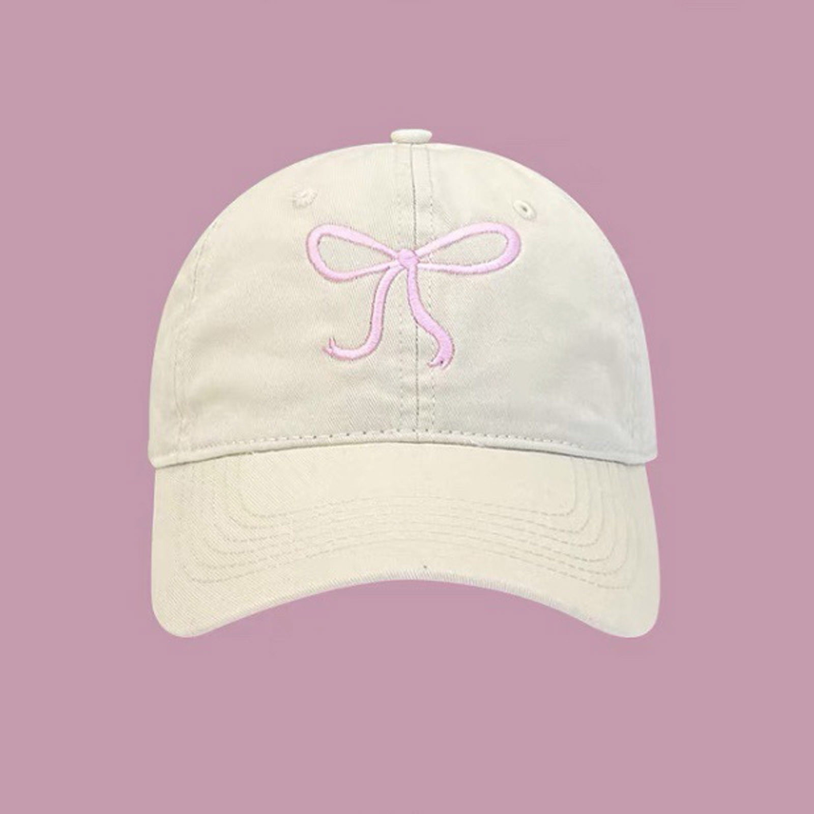Nrmvnmi Womens Trendy Cute Bow Baseball Cap Y2k Aesthetic Sun Cap ...