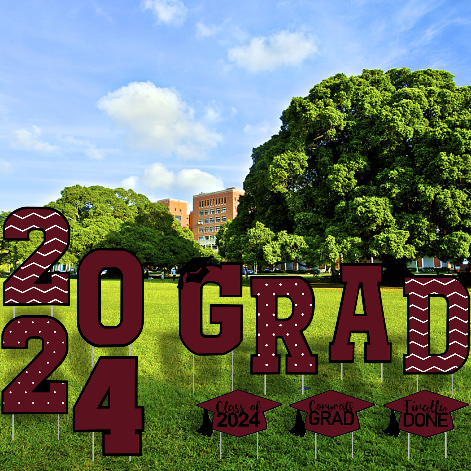 Big Dot of Happiness Kentucky Horse Derby - Outdoor Lawn Sign - Horse ...