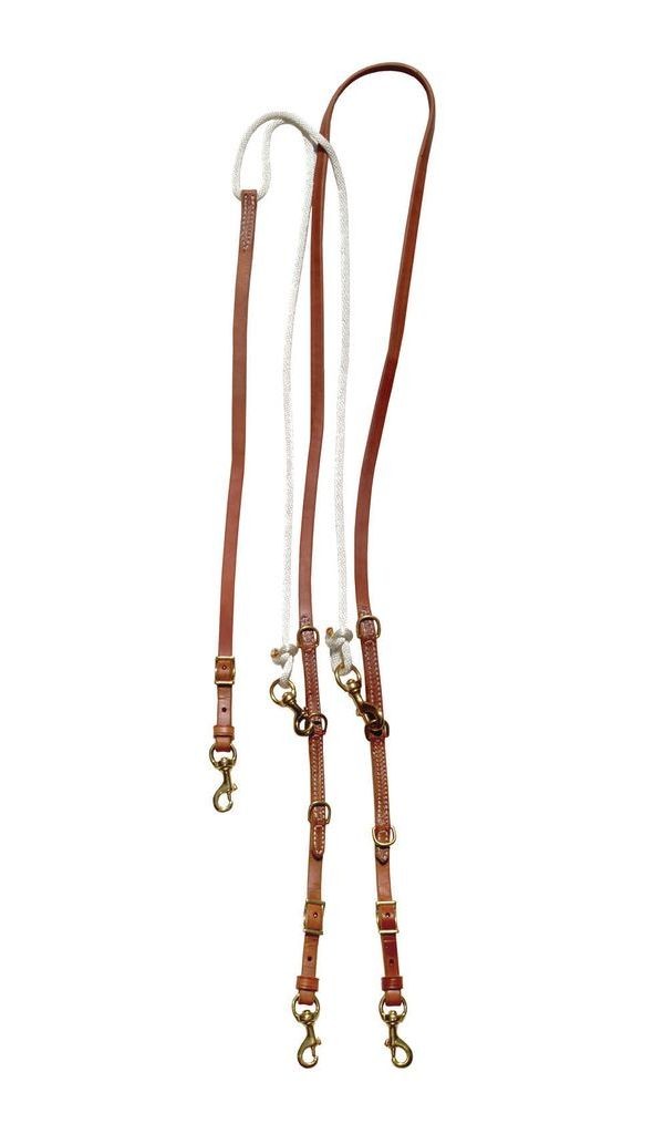 Nrs Roping Rein Harness Leather German Marti - Walmart.com