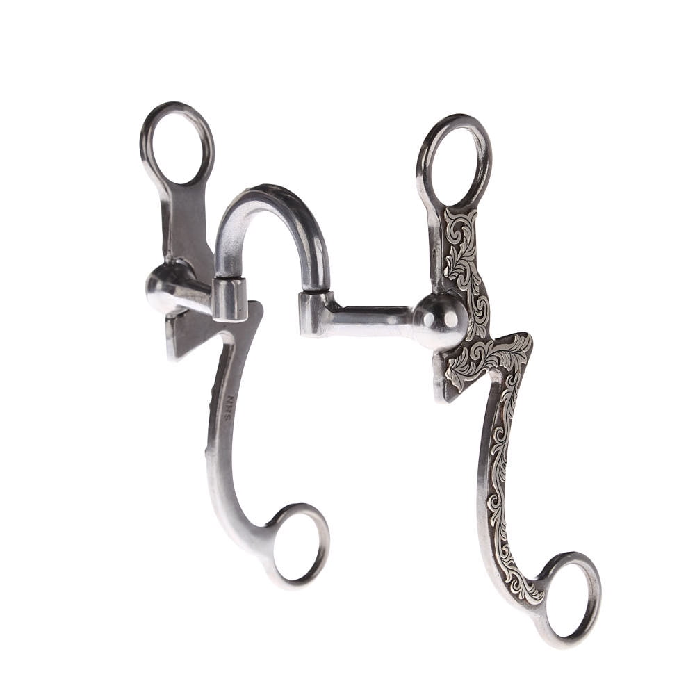 Nrs Silver Seven Smooth Correctional Port Shank Bit - Walmart.com