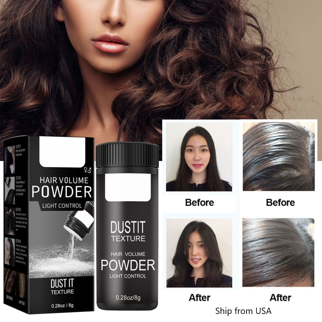 Nspiel Hair Styling Powder, Hair Volume Powder Keep Hair Fluffy Hair ...
