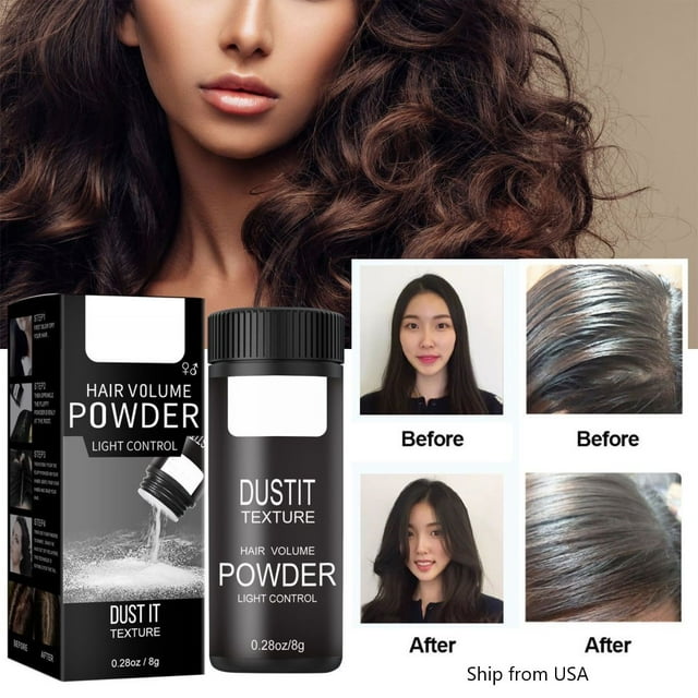 Nspiel Hair Styling Powder, Hair Volume Powder Keep Hair Fluffy Hair ...