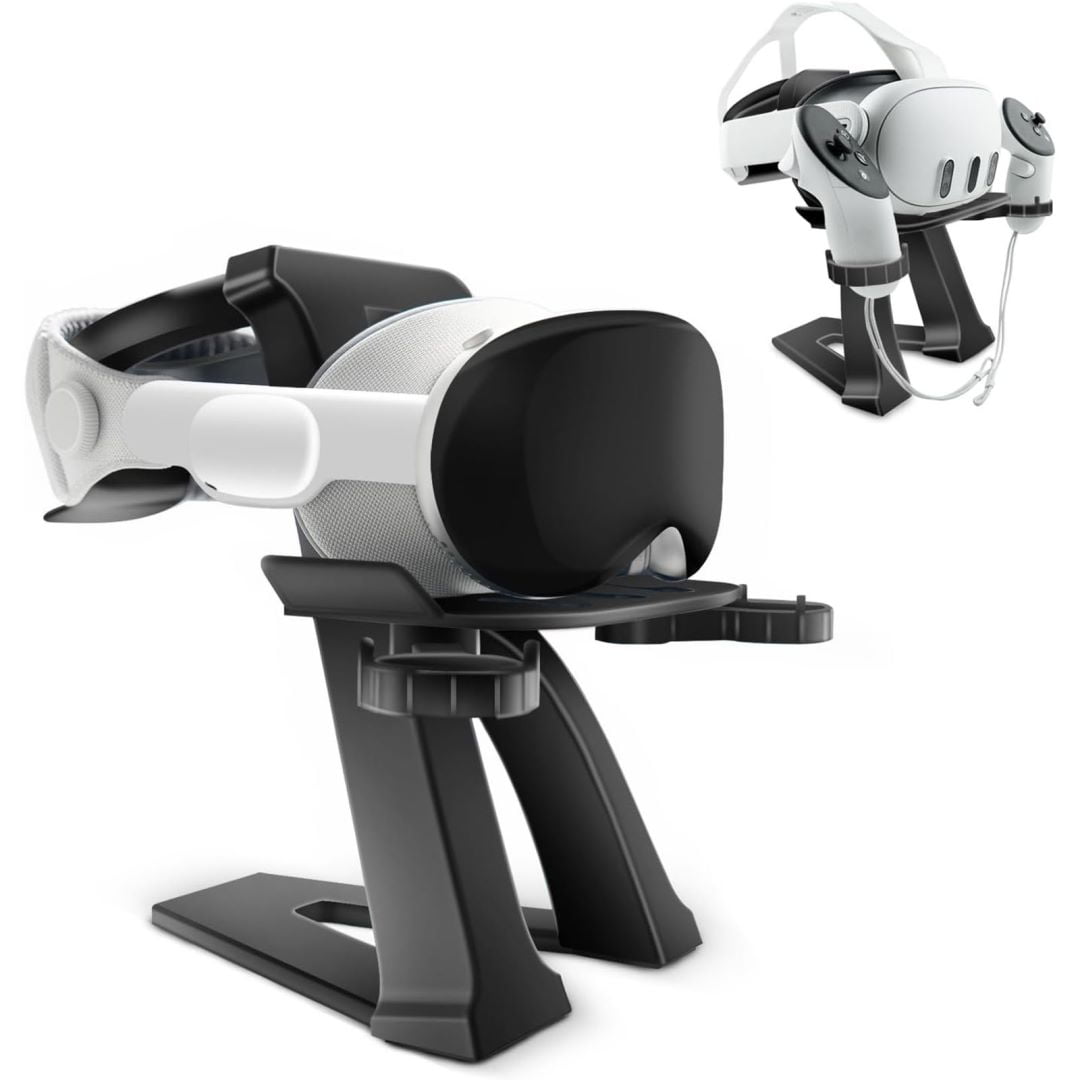 Nspiel VR Stand for Meta Quest 3 Gaming Headset and Handle Controller ...
