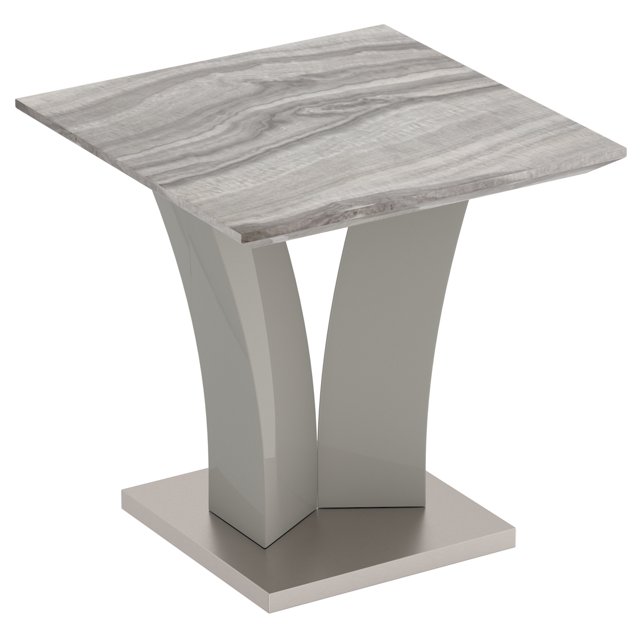 Nspire 23.75 x 23.75 x 23.75 in. Napoli Accent Table in Light Grey ...