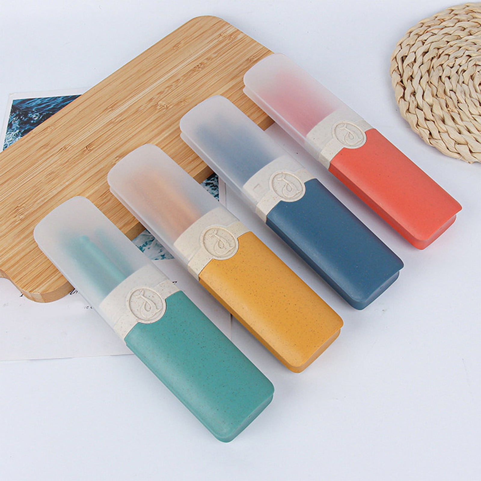 Nsxcdh up to 60% off Gifts Disposable Plastic Tableware Set Straw Fork ...