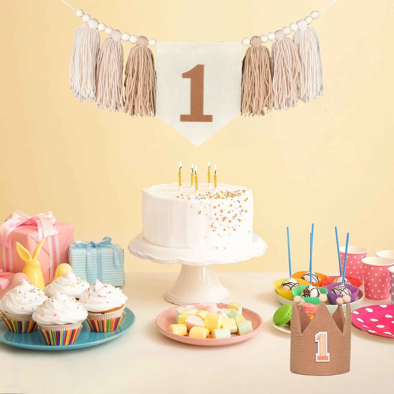 Nsxcdh up to 60% off Gifts Outdoor Vinyl Banner Tassel Banners 1st ...