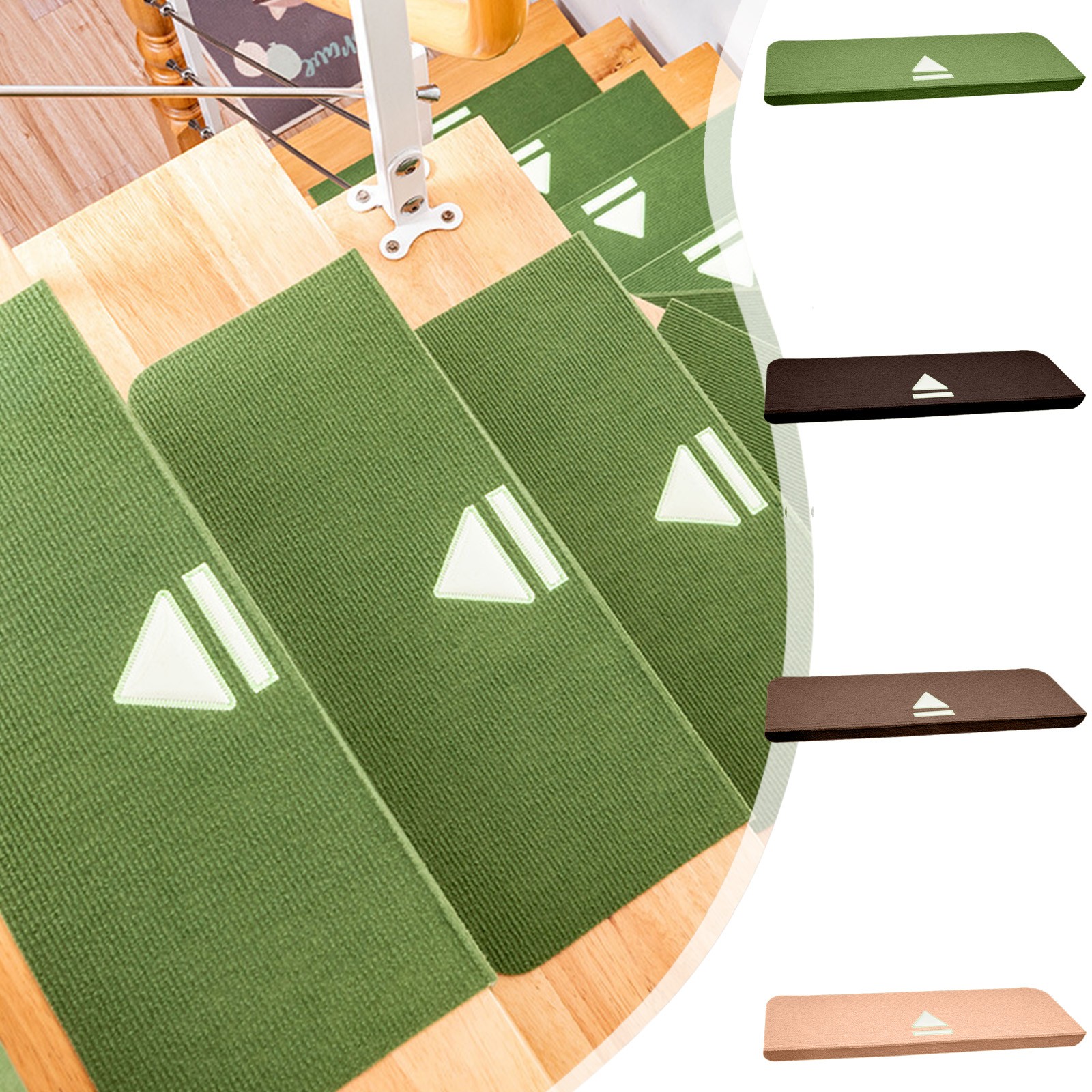 Nsxcdh up to 60% off Gifts Wooden Step Avoid Slip Carpet Stair Tread ...
