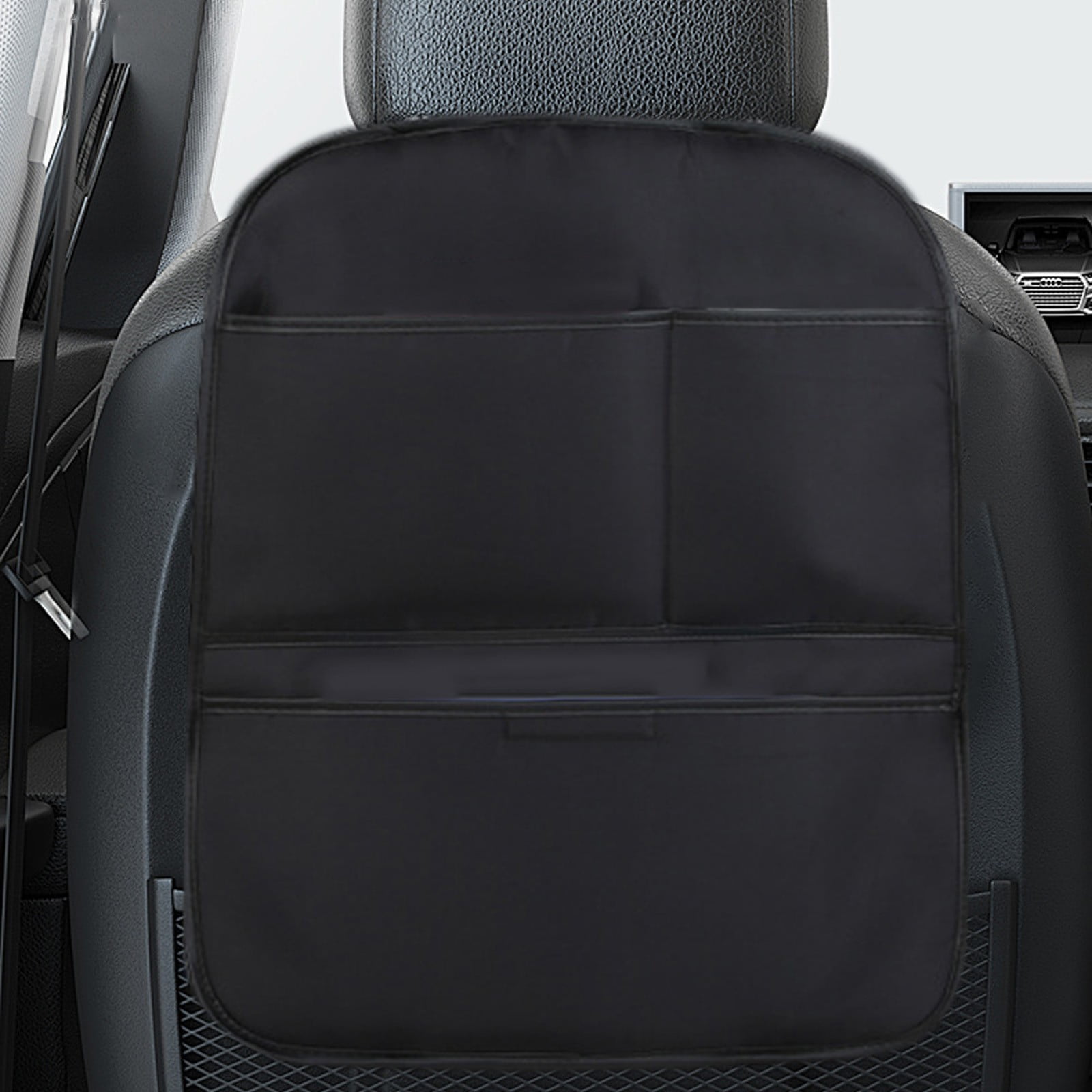 Nsxcdh Car Seat Back Kick Mat Leather Protection Pad Anti Dirt Easy ...