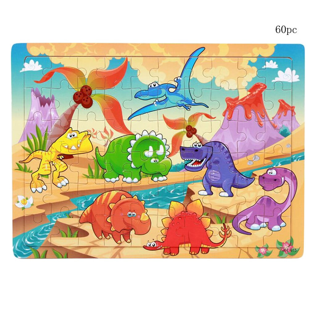 Nsxcdh Cartoon Anime Puzzle, 60 PCS, Paper, 9.3x9.3x3.1 In, Family Game ...