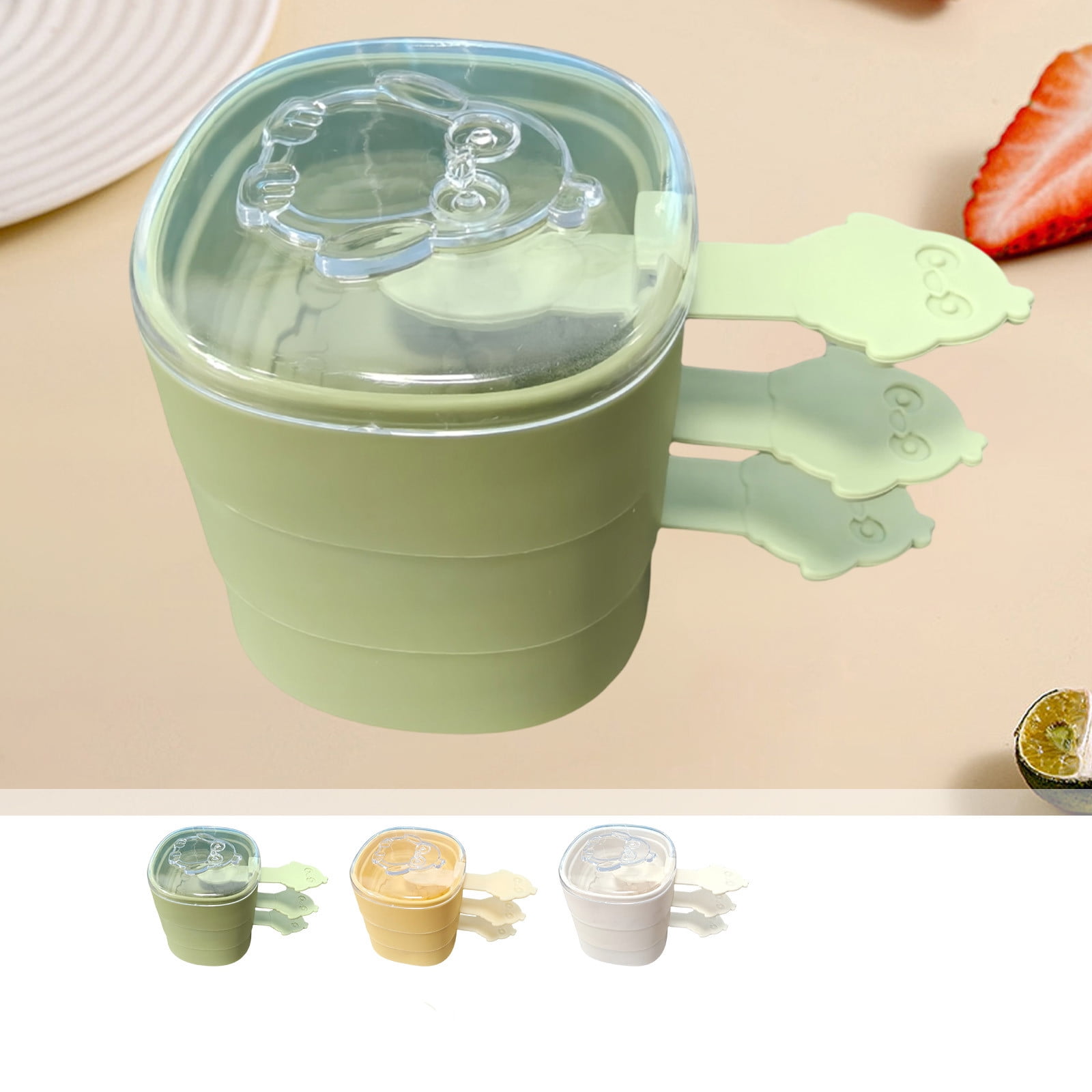 Nsxcdh DIY Summer Ice Lolly Mold Set Featuring Three-Layer Construction ...