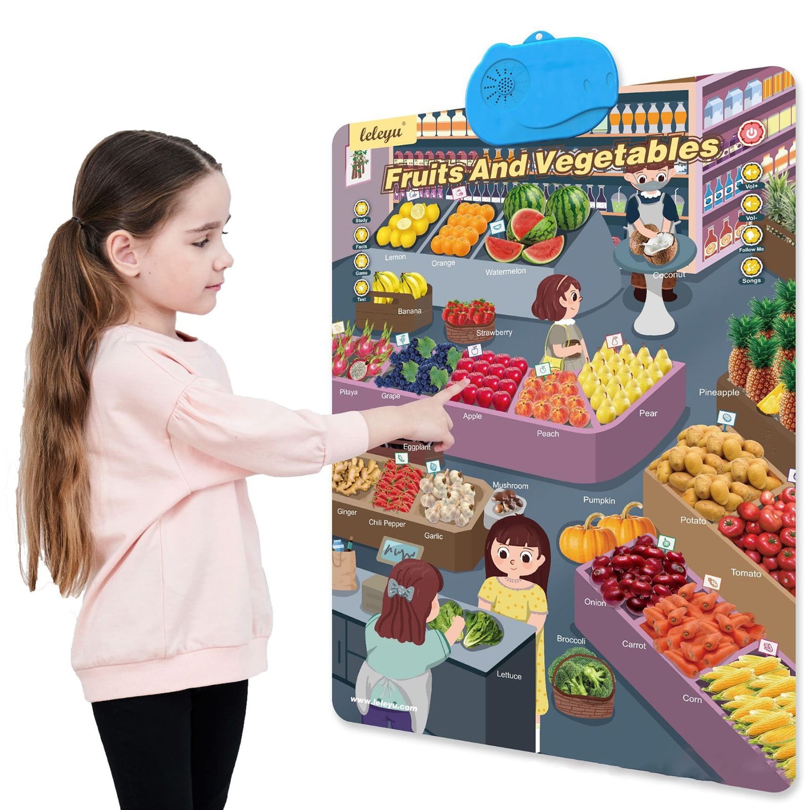Nsxcdh Educational Toys for Kids Interactive English Learning Talking ...