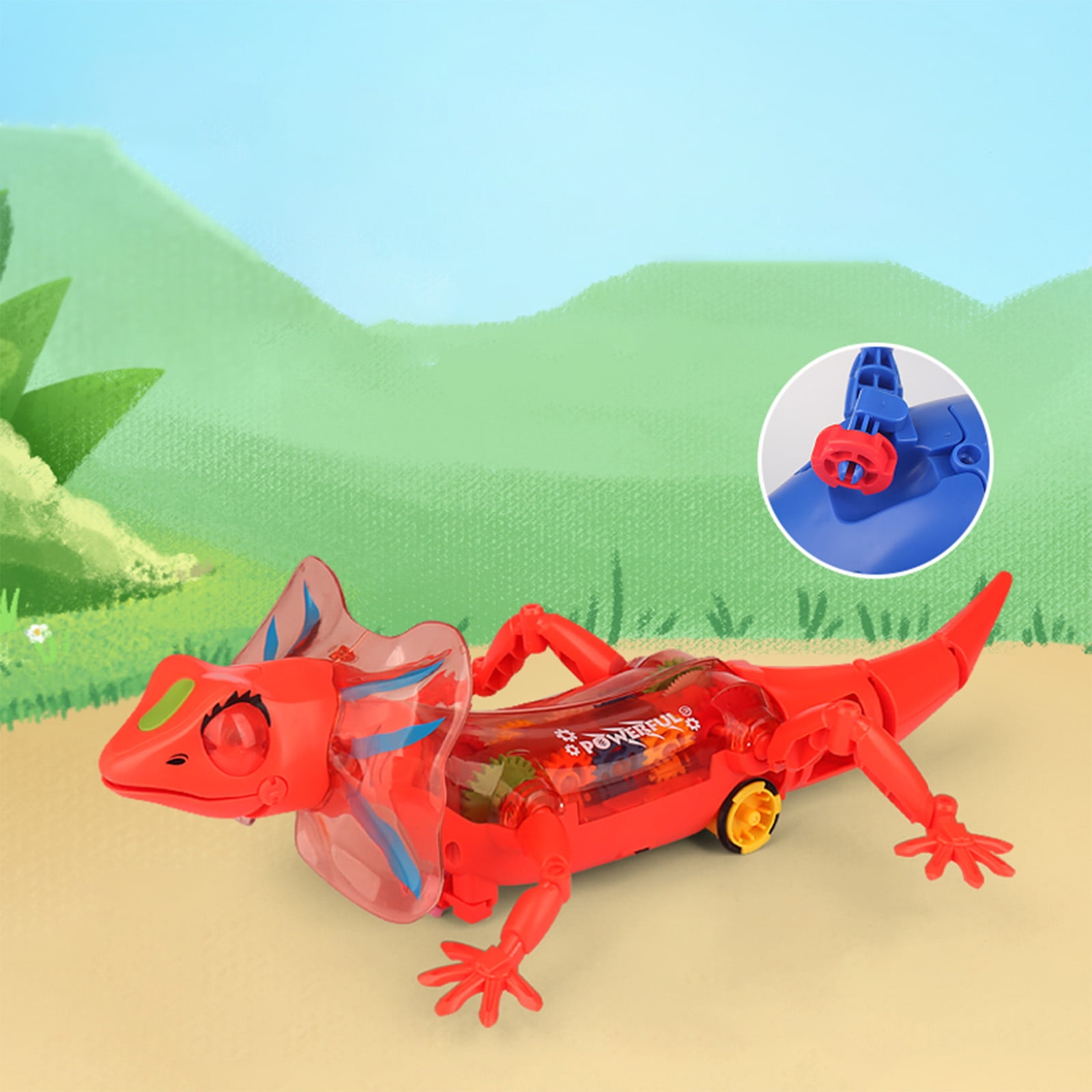 Nsxcdh Fun Activity Toys for Indoor Play Lizard Toy Sound and Light ...