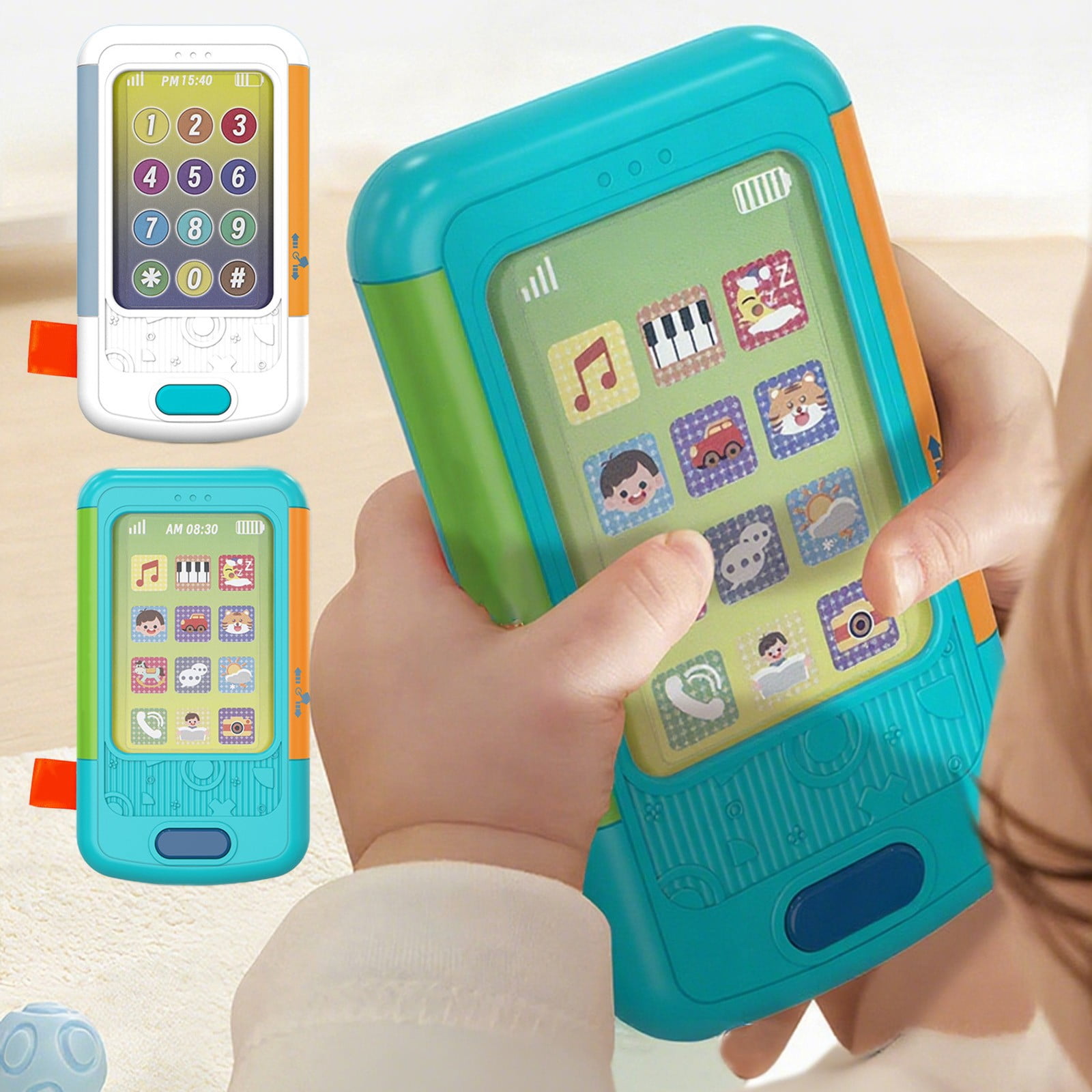 Nsxcdh Kids Slide Touch Learning Phone Toy for Girls and Boys Plastic 5 ...