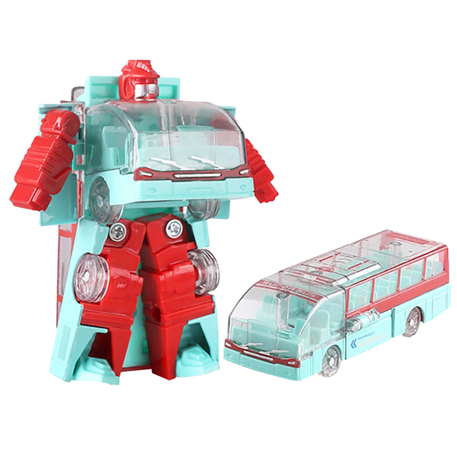 Nsxcdh Kids Toys Bus Vehicle Transforming Robot - Model Toy with ...